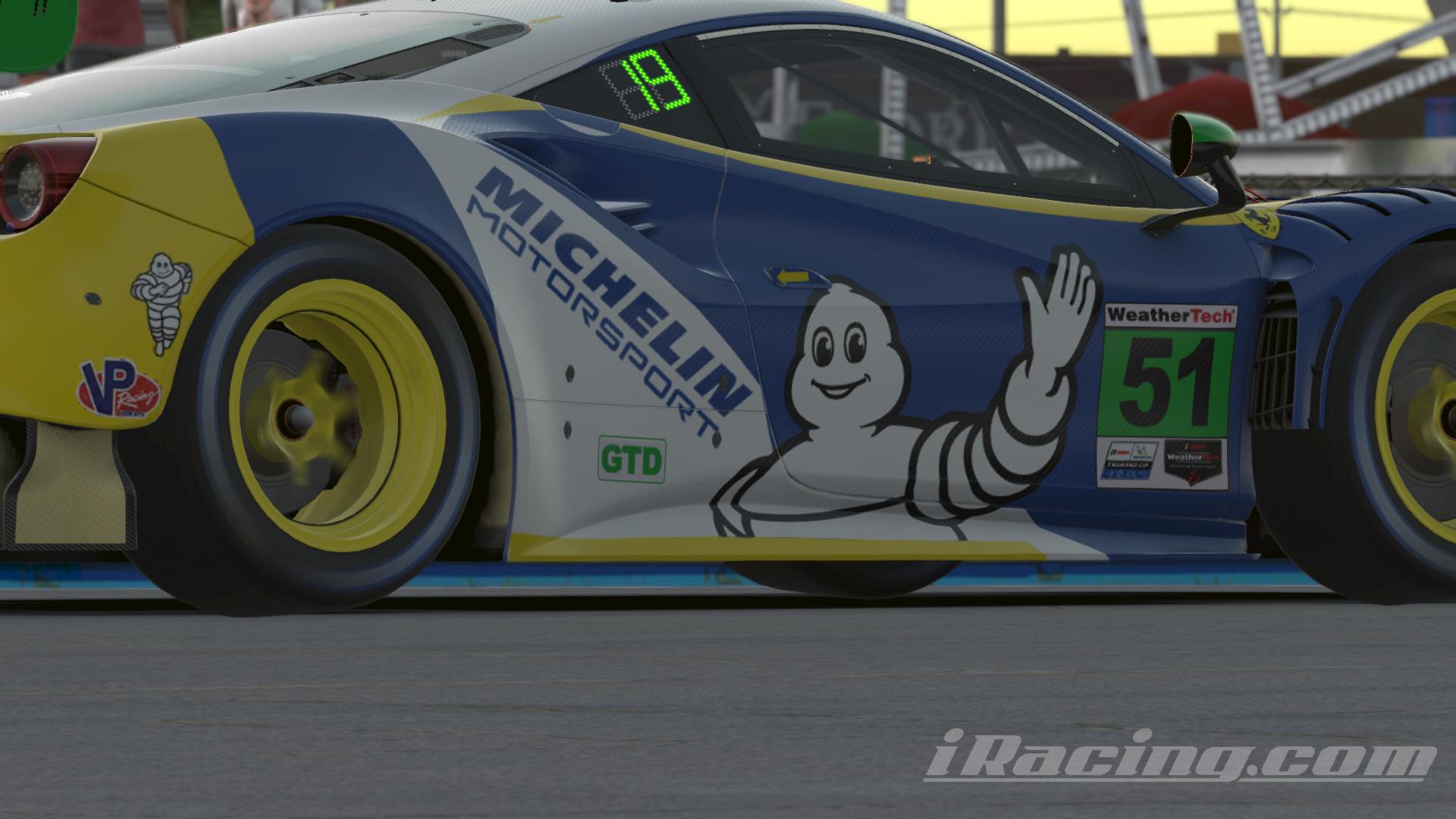 Michelin Ferrari 488 GT3 Evo - IMSA Decals by Sean Dube - Trading Paints