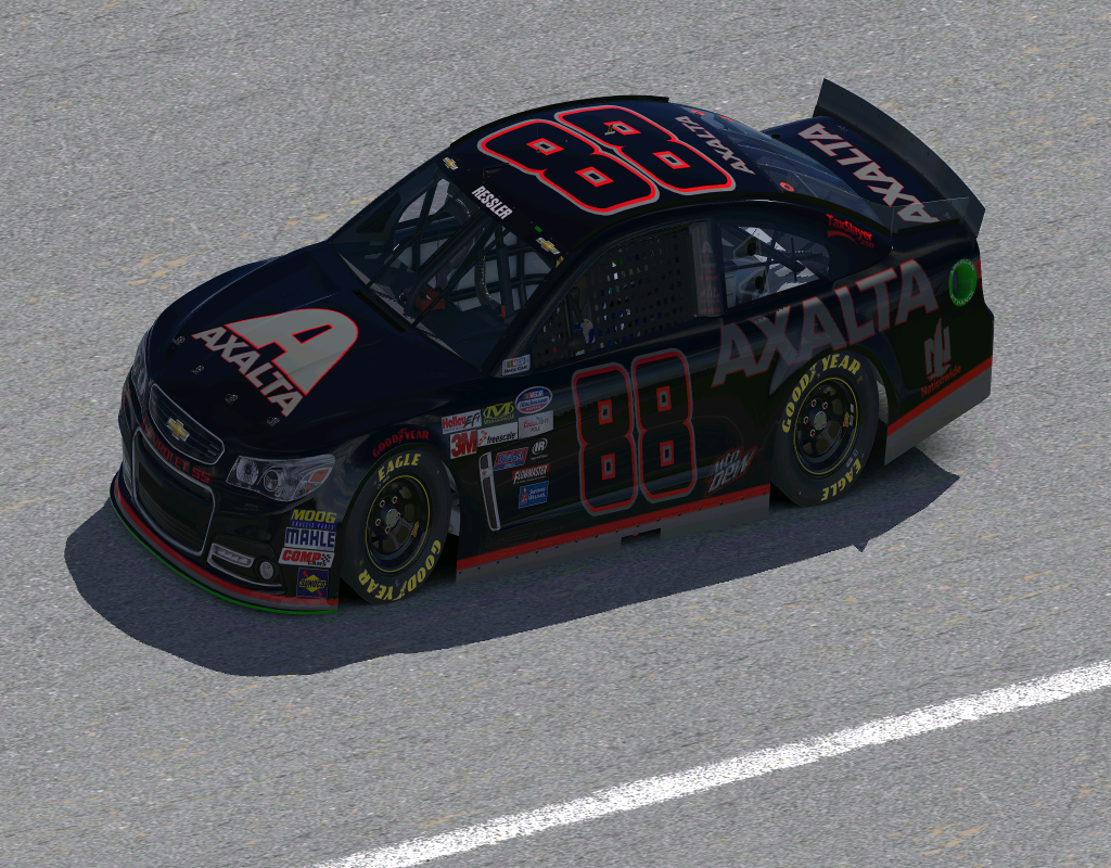 Dale Earnhardt Jr Black Axalta Chevy SS-Gen6 by Todd Ressler - Trading ...