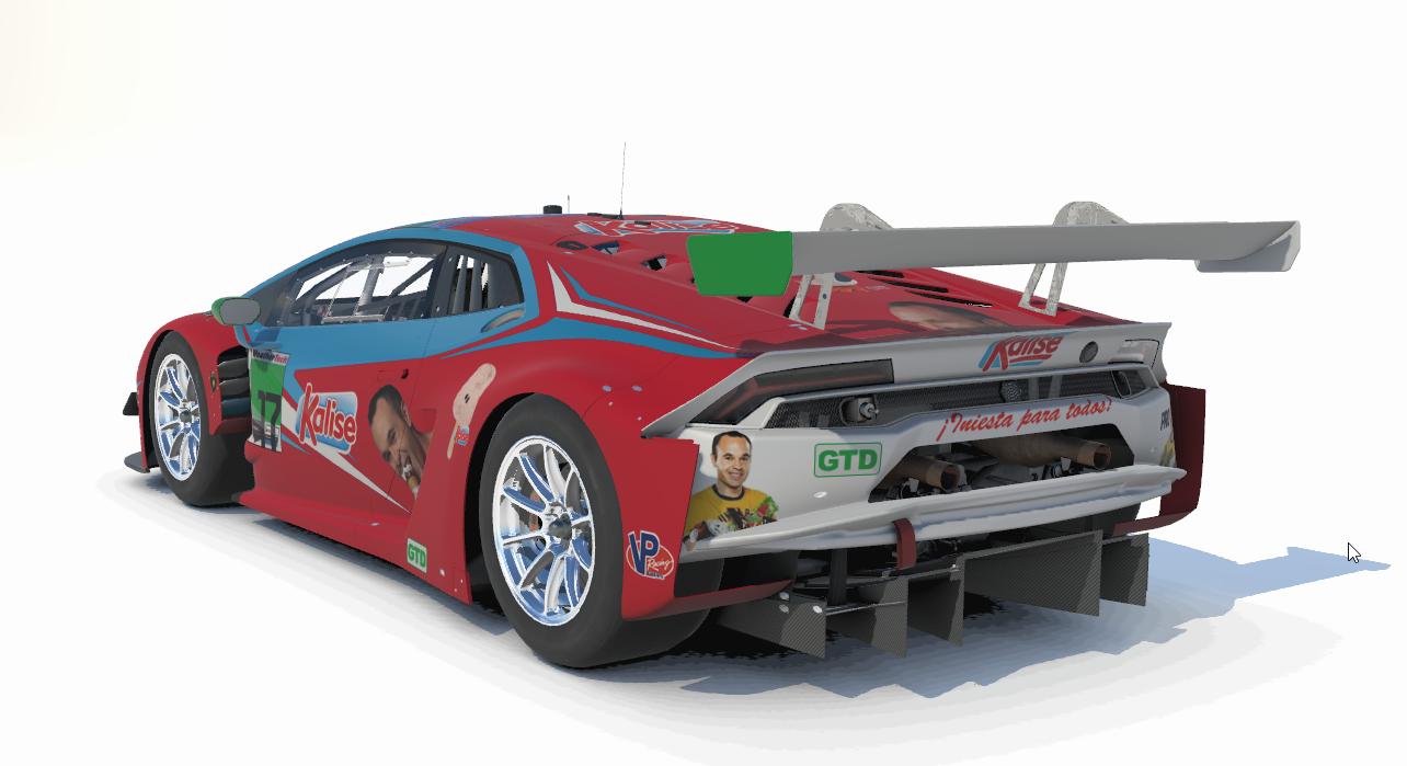 Helados Kalise Iniesta IMSA Plates by Javier Mosquera - Trading Paints