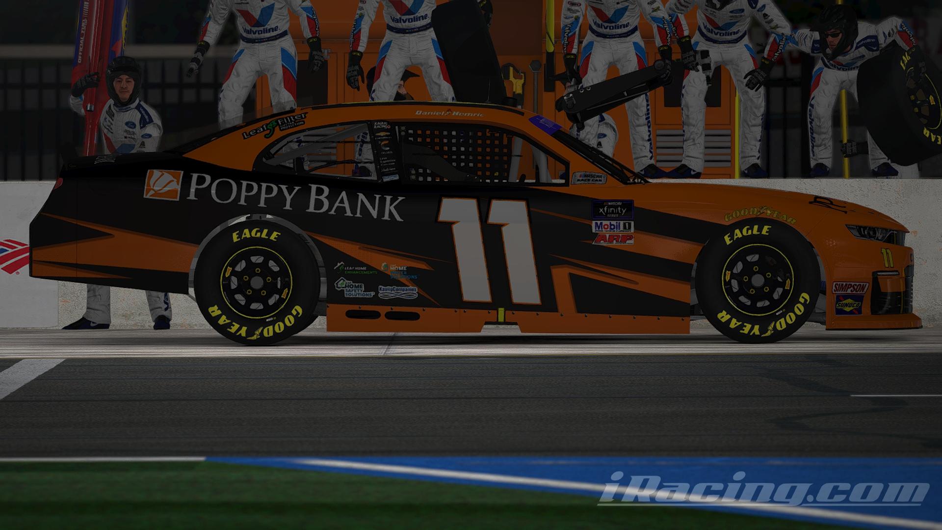 Poppy Bank #11 Kaulig Racing Xfinity Camaro by Justin Teel - Trading Paints
