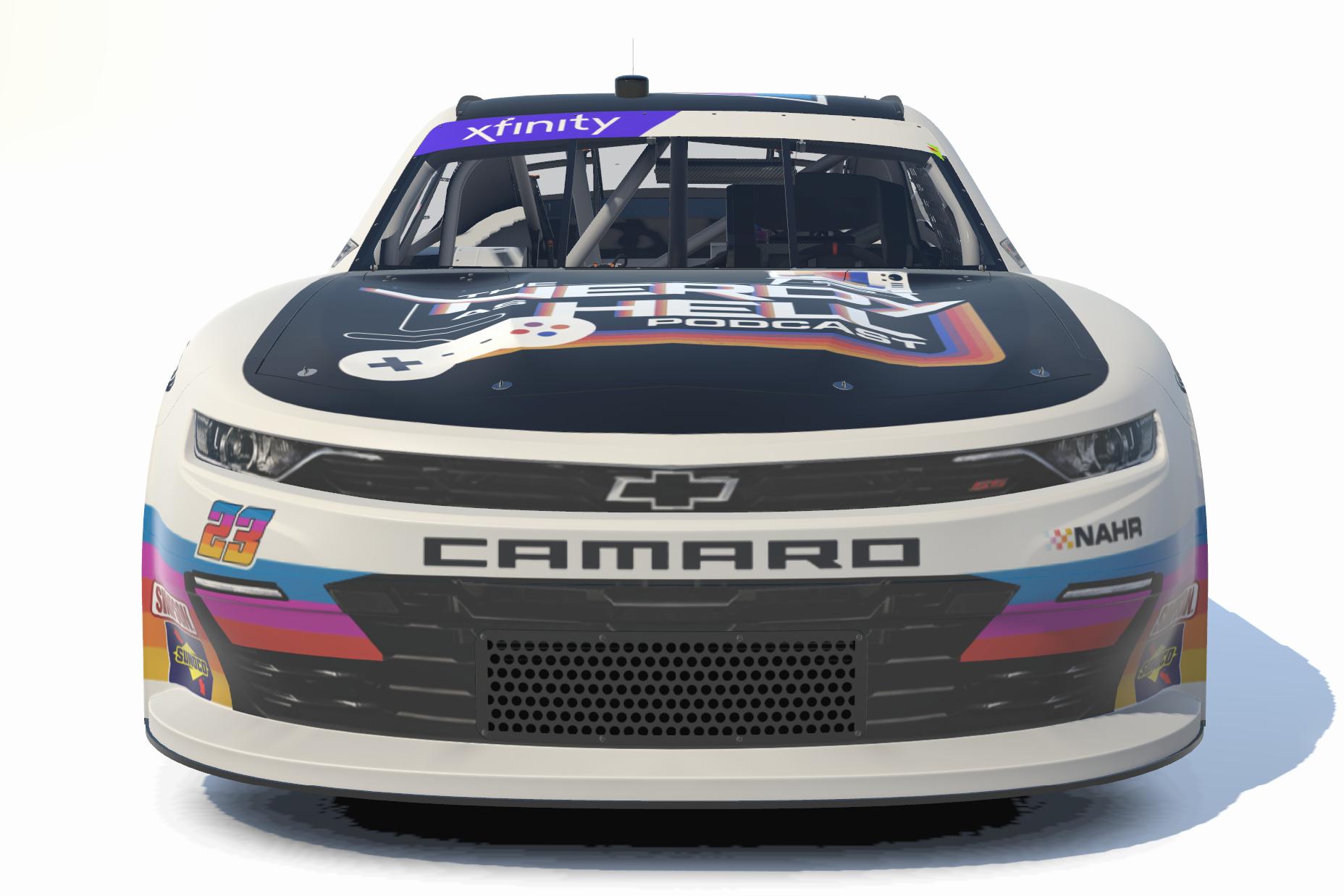 Nerdy as Hell Podcast Xfinity Camaro by Dennis Faircloth - Trading Paints