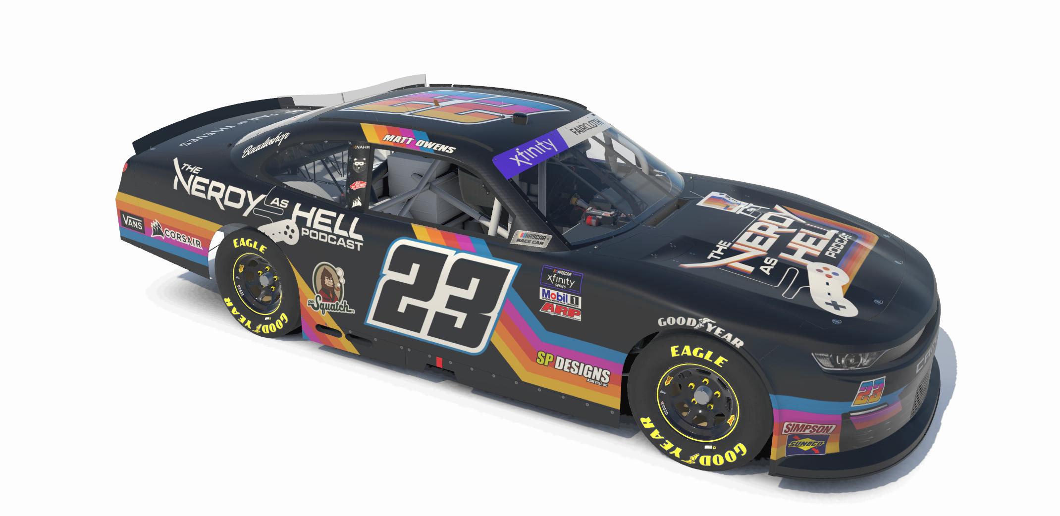 NAHR Black Xfinity by Dennis Faircloth - Trading Paints