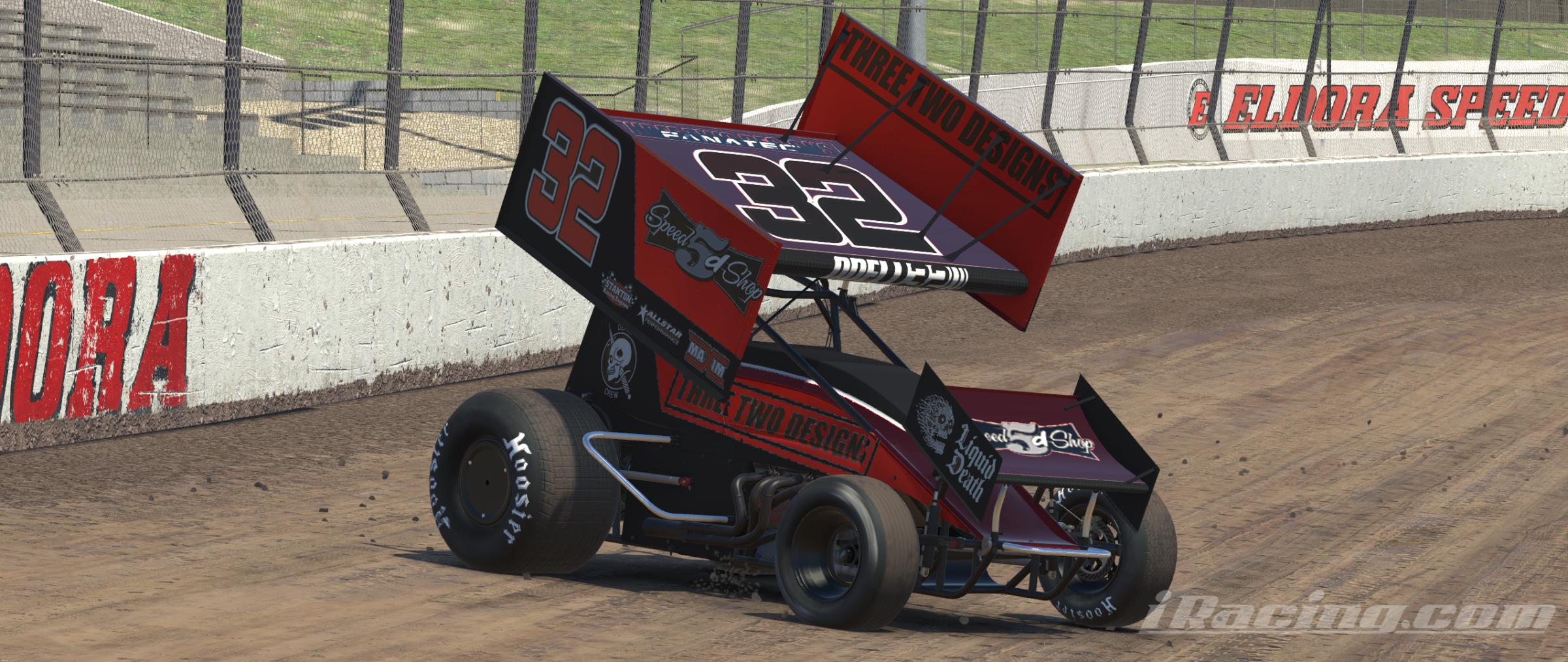 three two designs red chrome by Danny ODell - Trading Paints