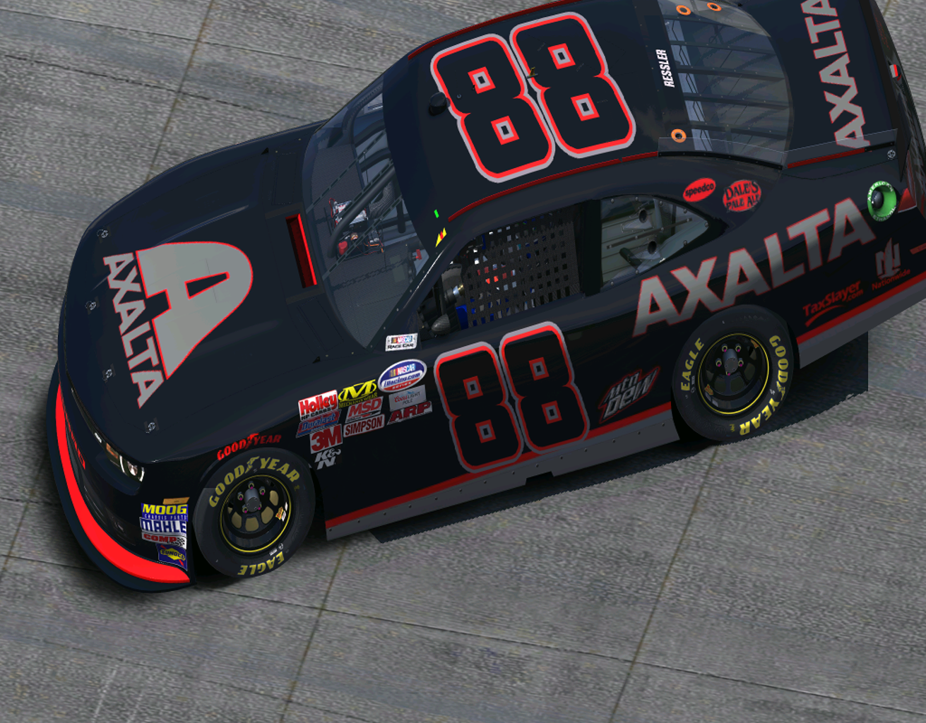 Dale Earnhardt Jr Xfinity Black Axalta Camaro by Todd Ressler - Trading ...