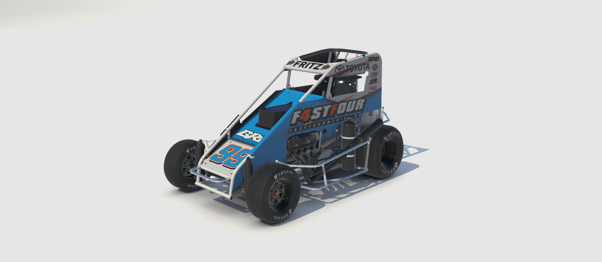 Fast Four White by Bryer Fritz - Trading Paints