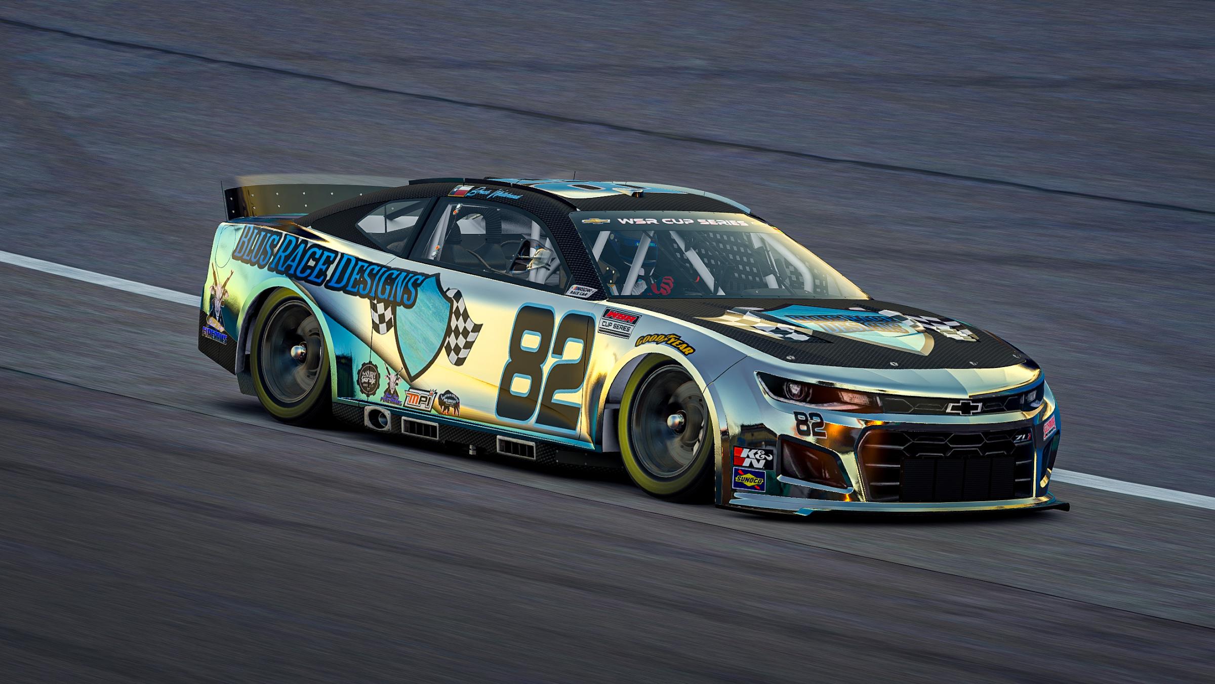 SMS #82 Blus Race Designs Podium car by Noah O. - Trading Paints