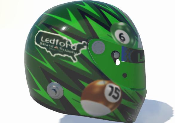 Ledford Billiard Supply Helmet by Gary G. - Trading Paints