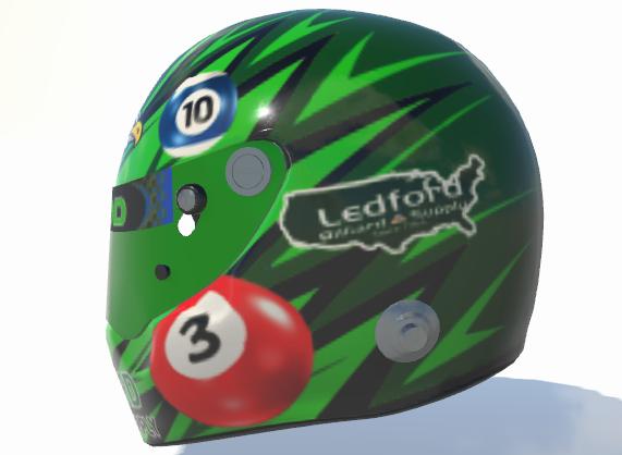 Ledford Billiard Supply Helmet by Gary G. - Trading Paints