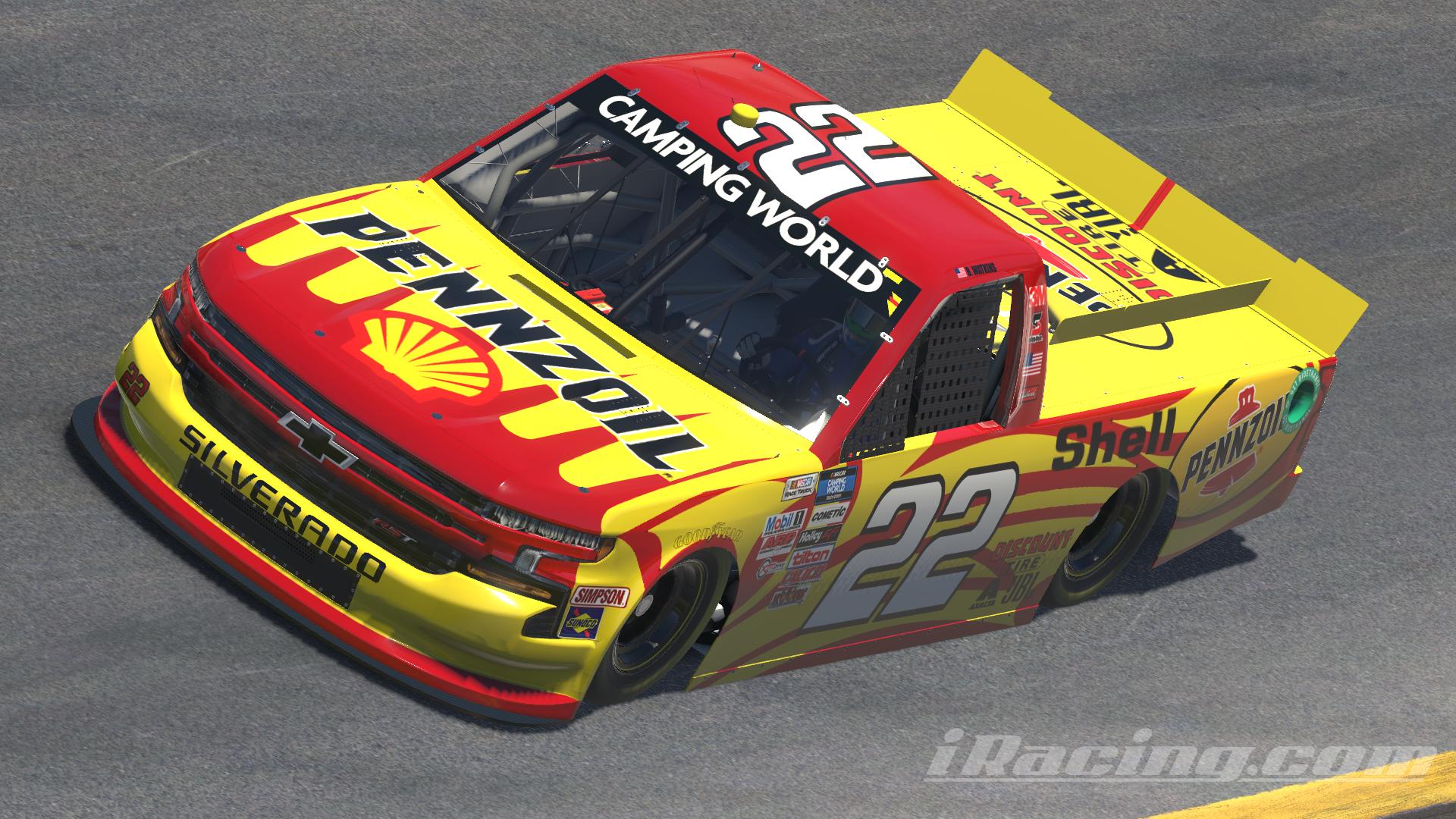 Brandon Watkins #22 Shell Pennzoil JTB Racing Silverado by Travis S ...