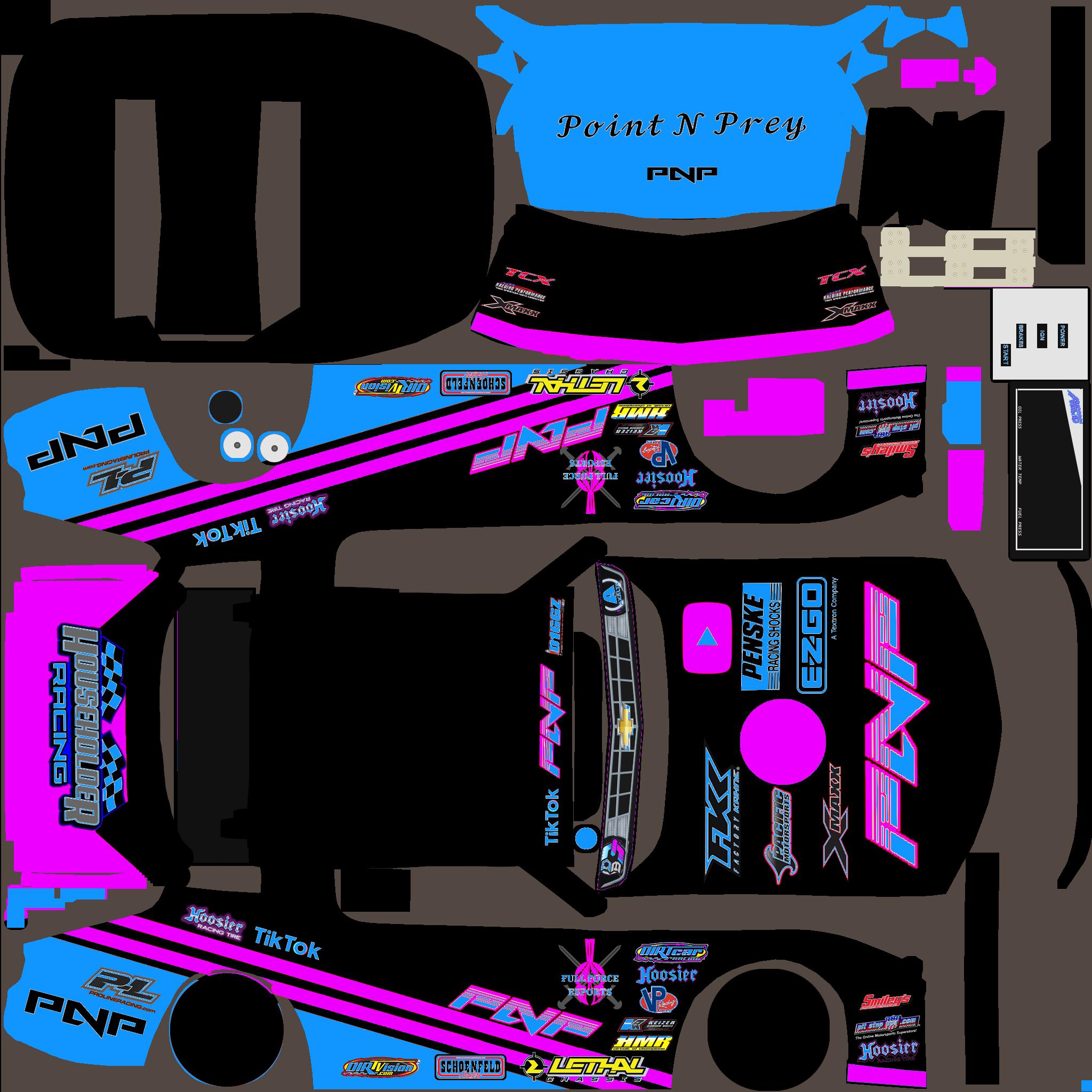 Pink/Blue Point N Prey Street Stock Design - Bradlee by Bradlee Means ...
