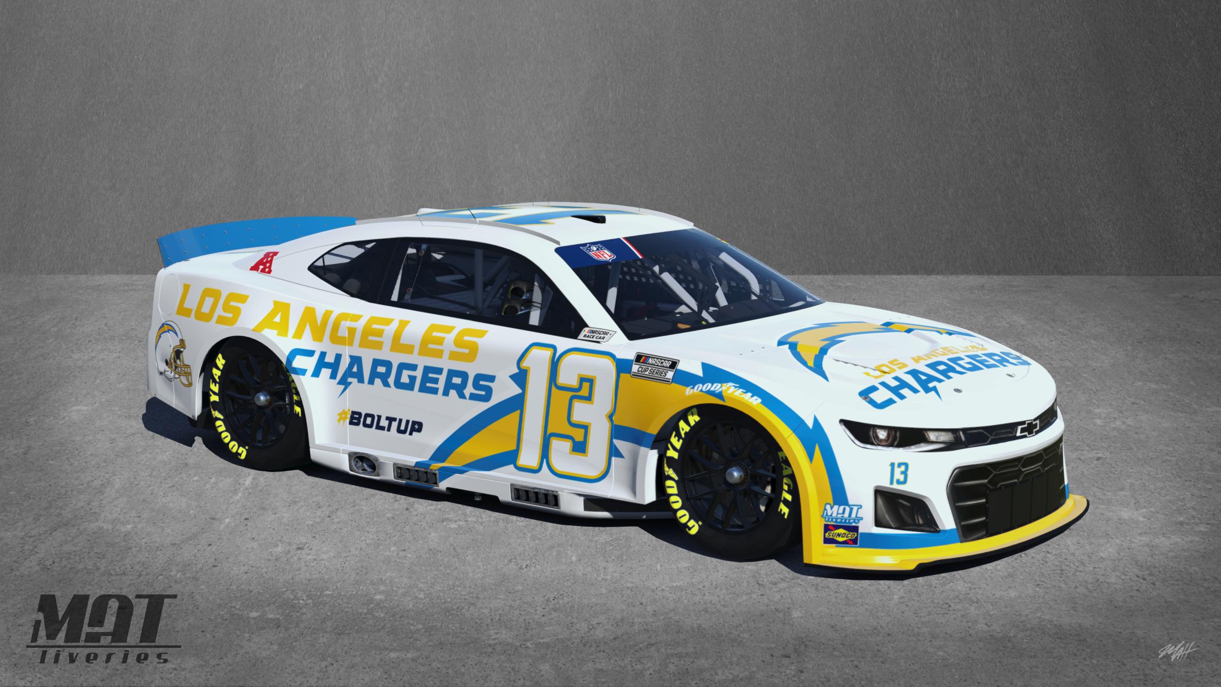 Los Angeles Chargers Gen. 7 Camaro by Matthew A Tomelleri - Trading Paints