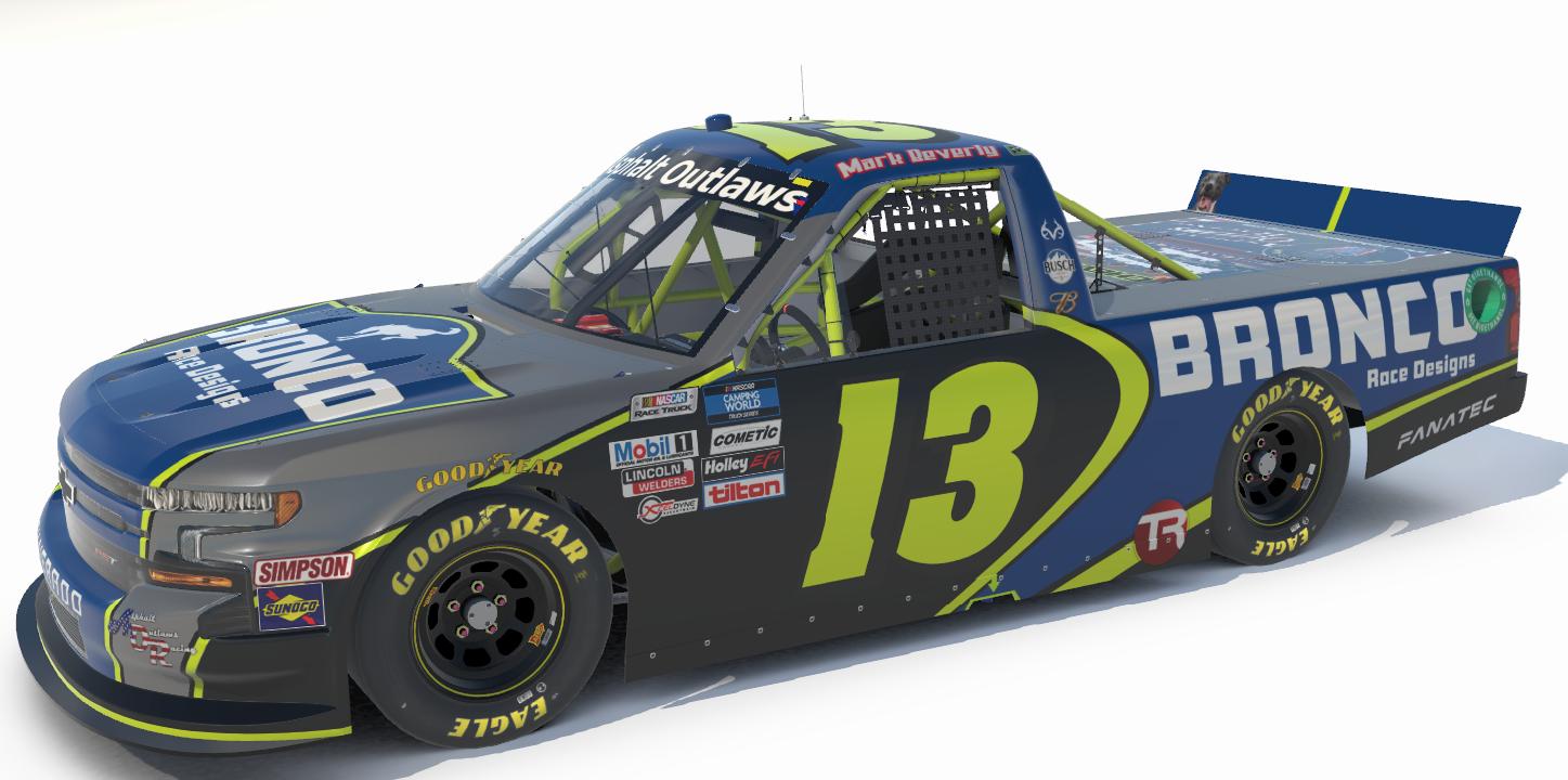 7x throwback Beverly #13 by Mark B. - Trading Paints