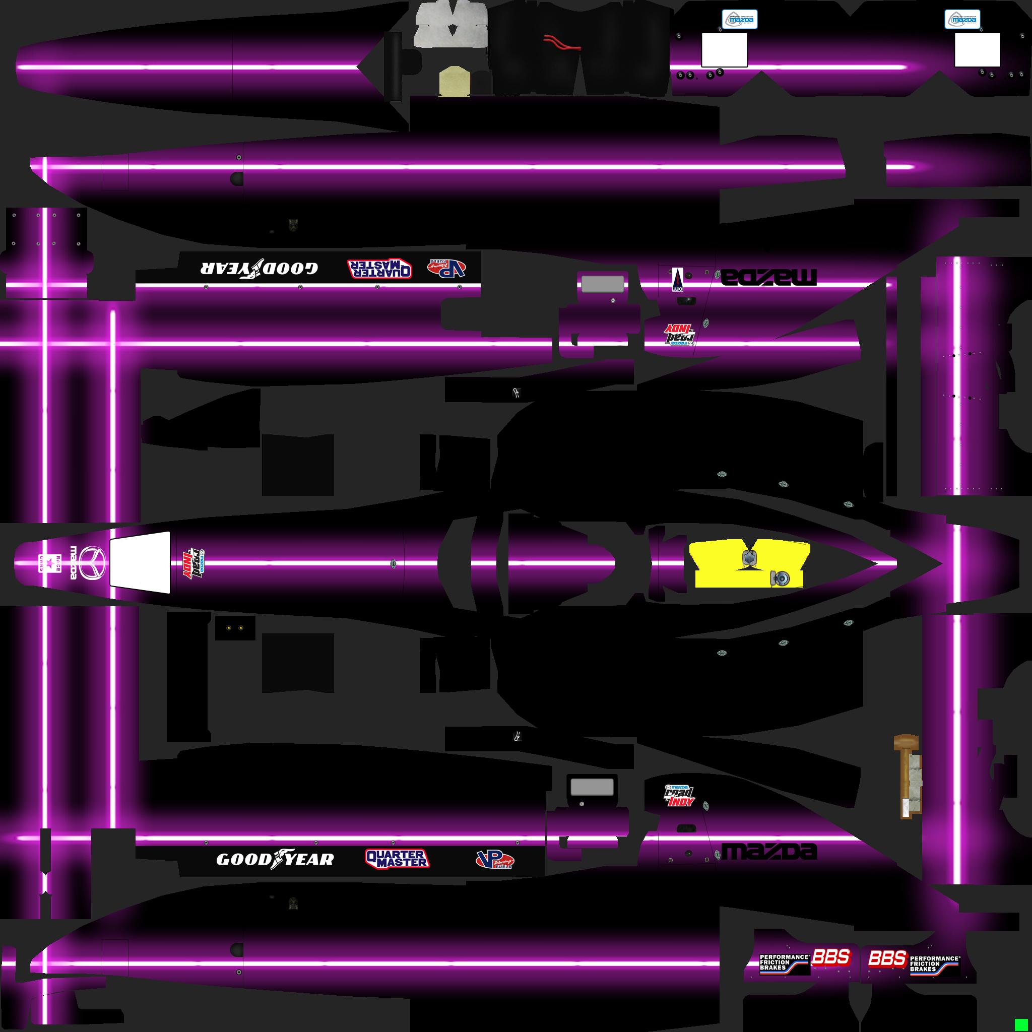 Formula Mazdapurpleneon by Frank French - Trading Paints