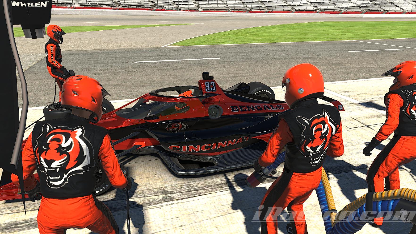 Cincinnati Bengals Indycar Dallara IR18 by Brad Younkman - Trading Paints