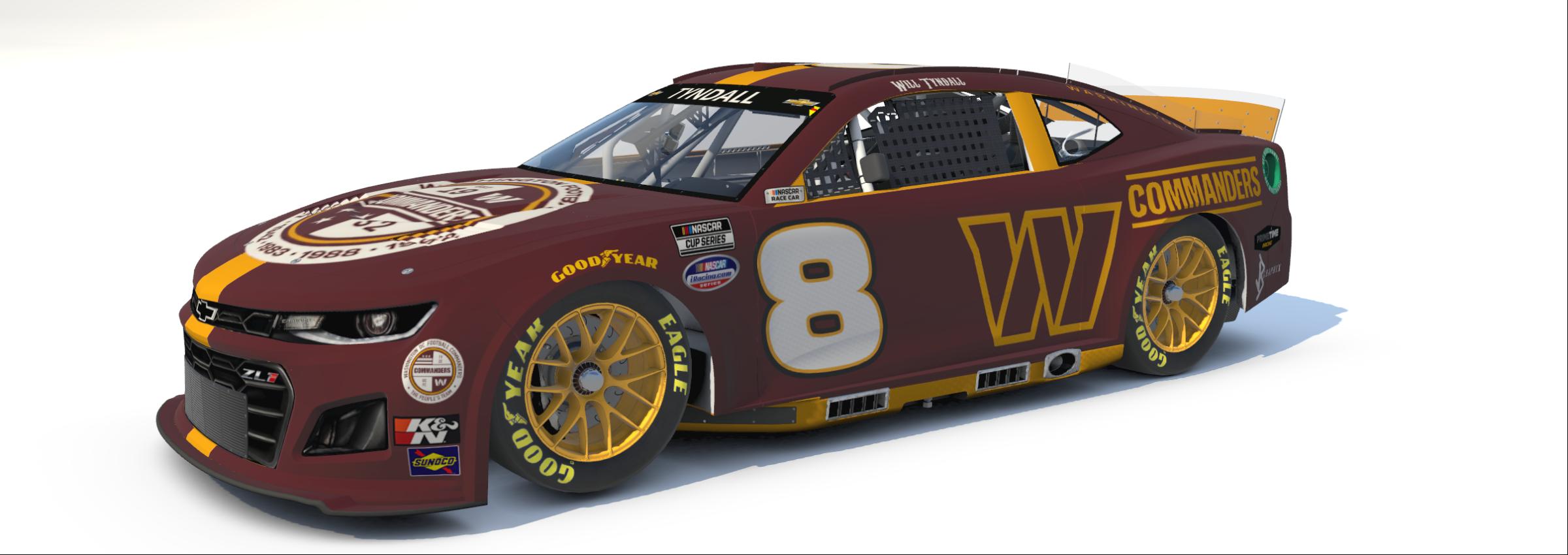 Washington Commanders NONUM by JB Banner - Trading Paints