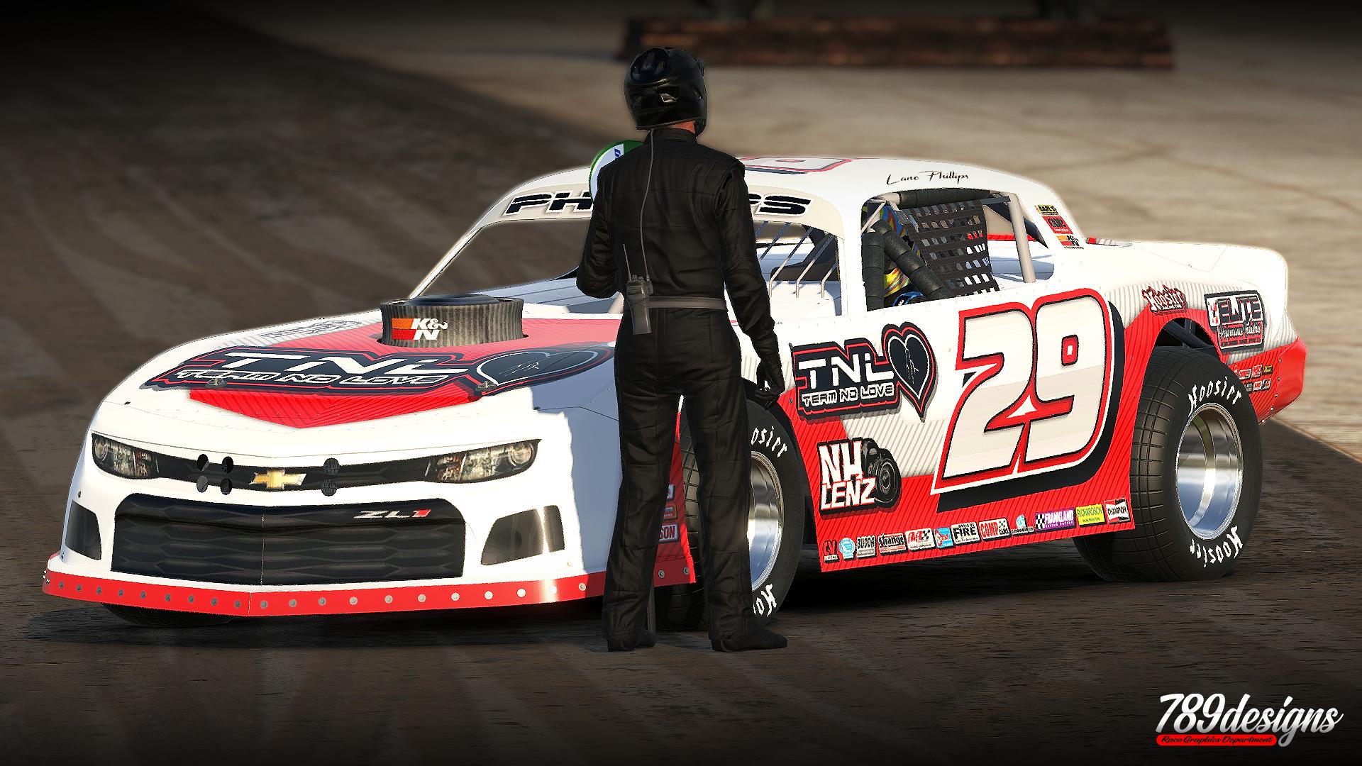 Lane Phillips Dirt Street Stock by Garrett Marshall - Trading Paints