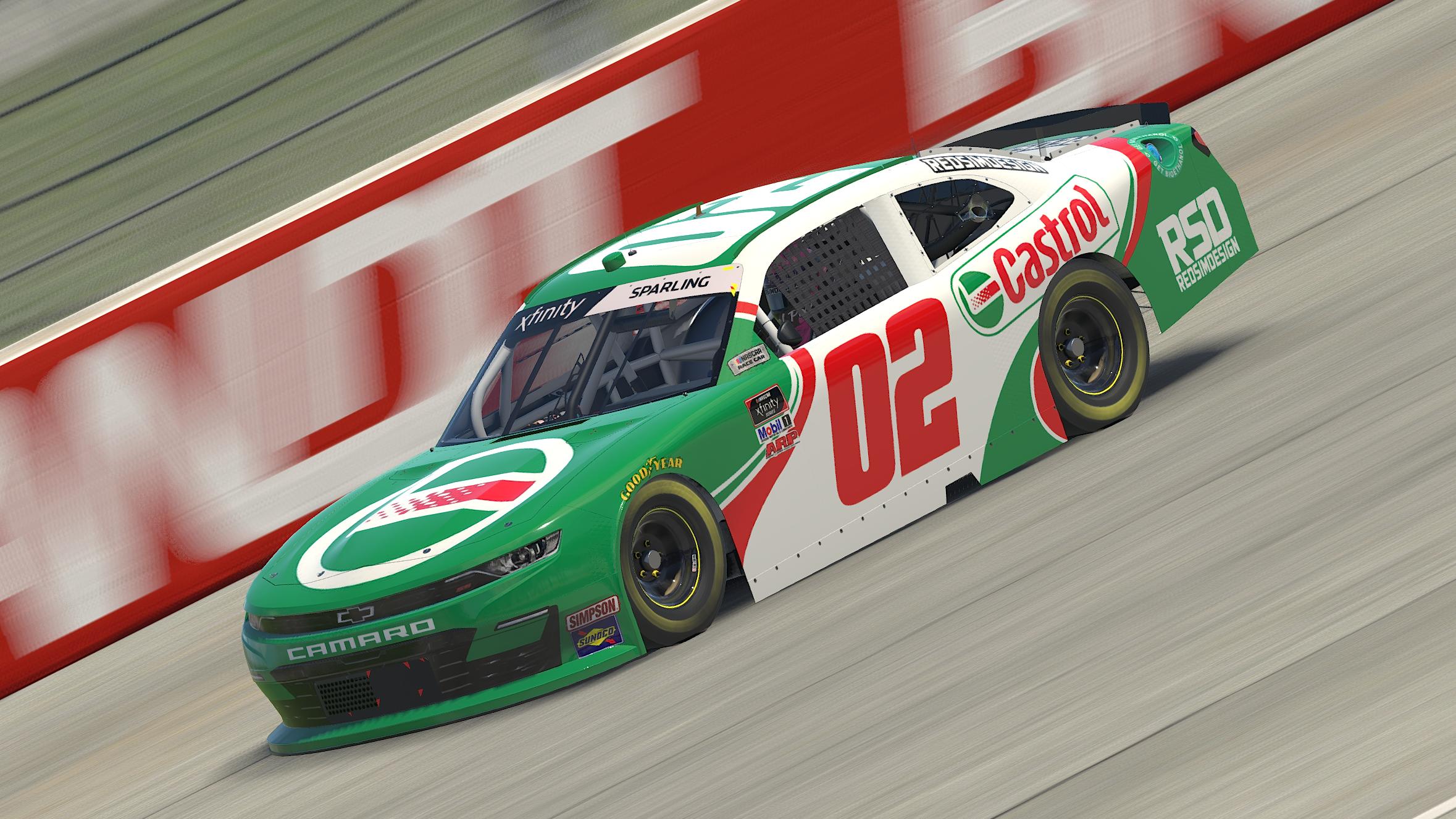 Castrol Camaro Sim Stamp/No Number by Blaine Sparling - Trading Paints