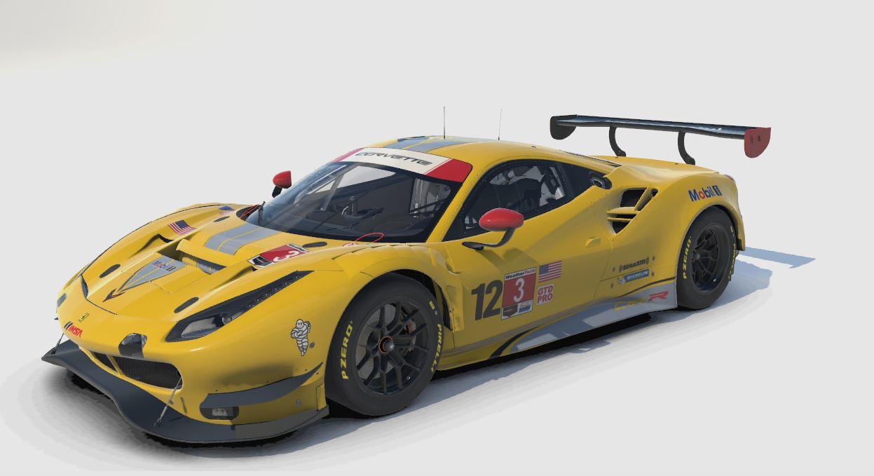 #3 Ferrari Corvette 488C.8R Evo by Nate Dean - Trading Paints