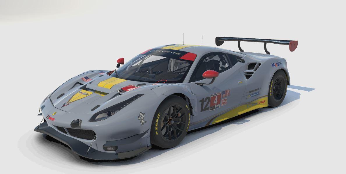 #4 Ferrari Corvette 488C.8R Evo by Nate Dean - Trading Paints