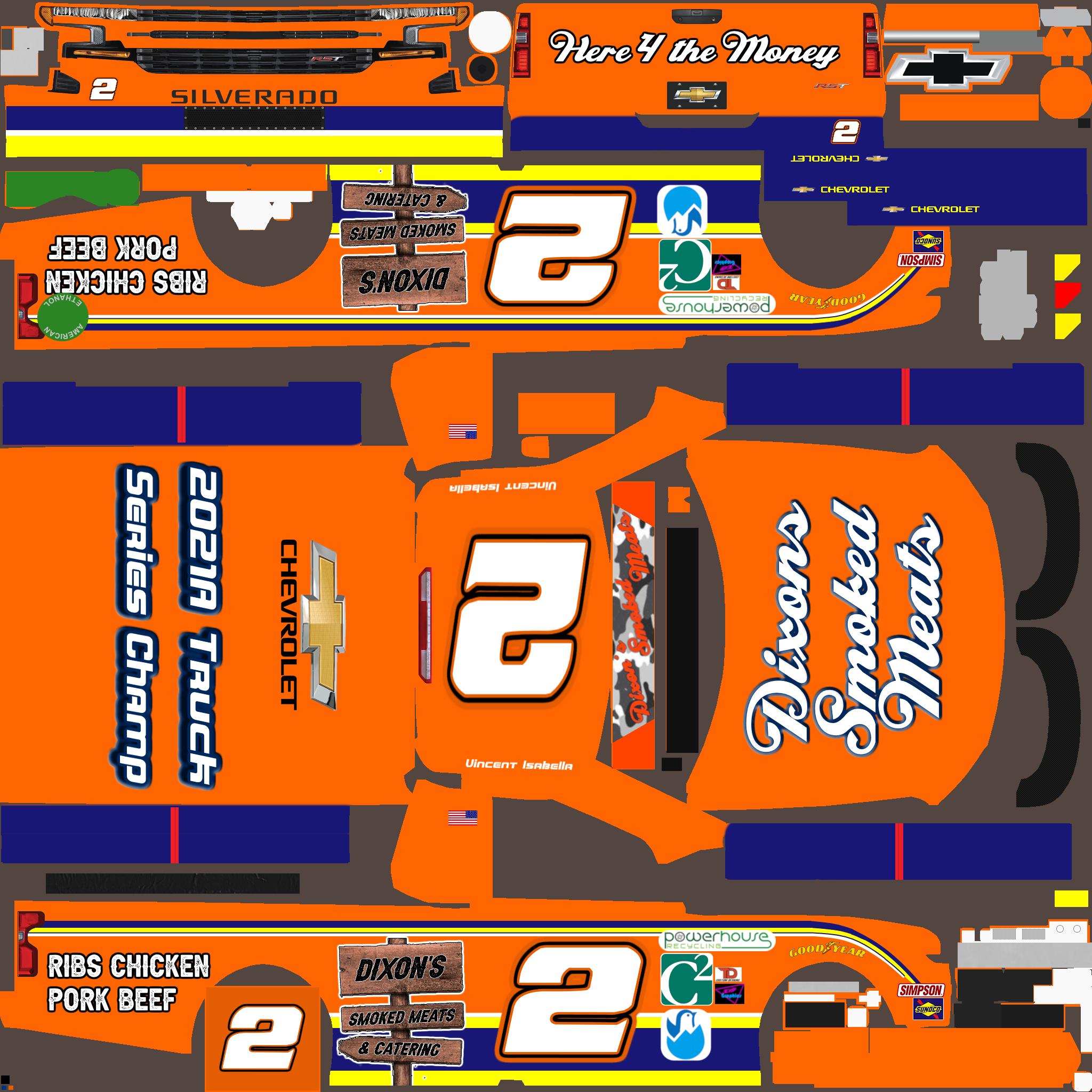 Vincent Isabella 2022A Truck by Tyler Dixon2 - Trading Paints