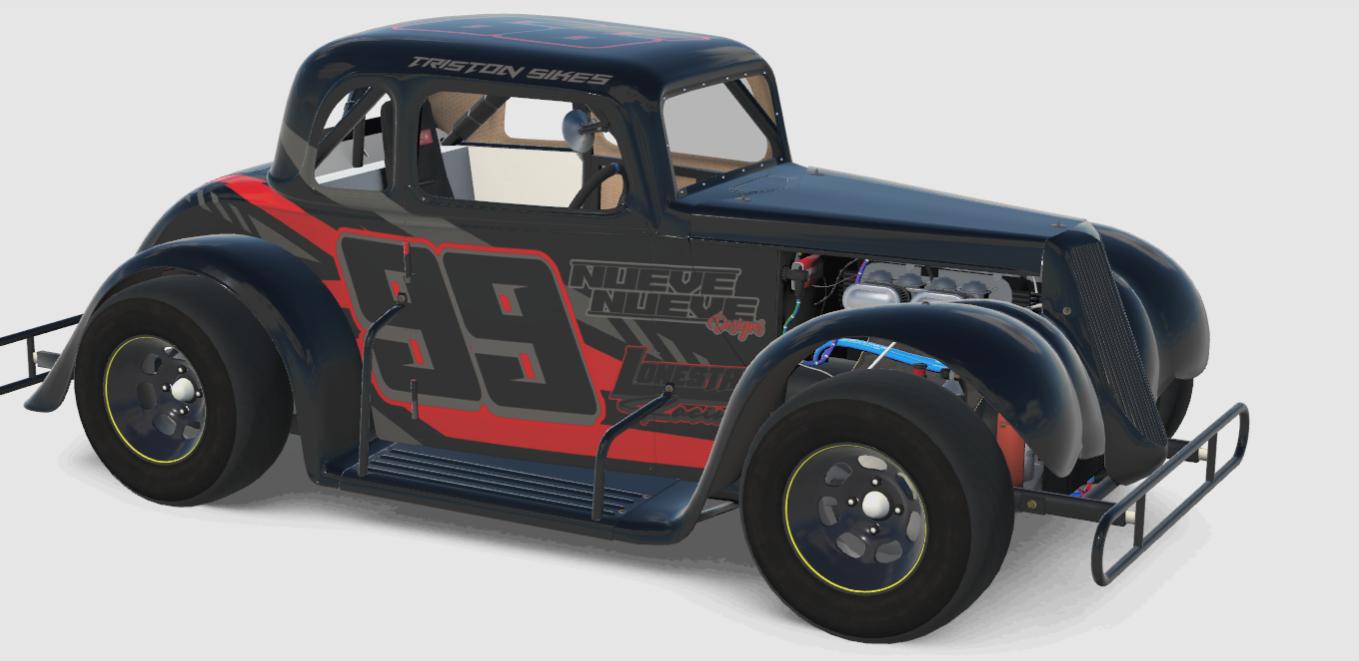 Triston Sikes #99 Blackout Legends by Triston Sikes - Trading Paints