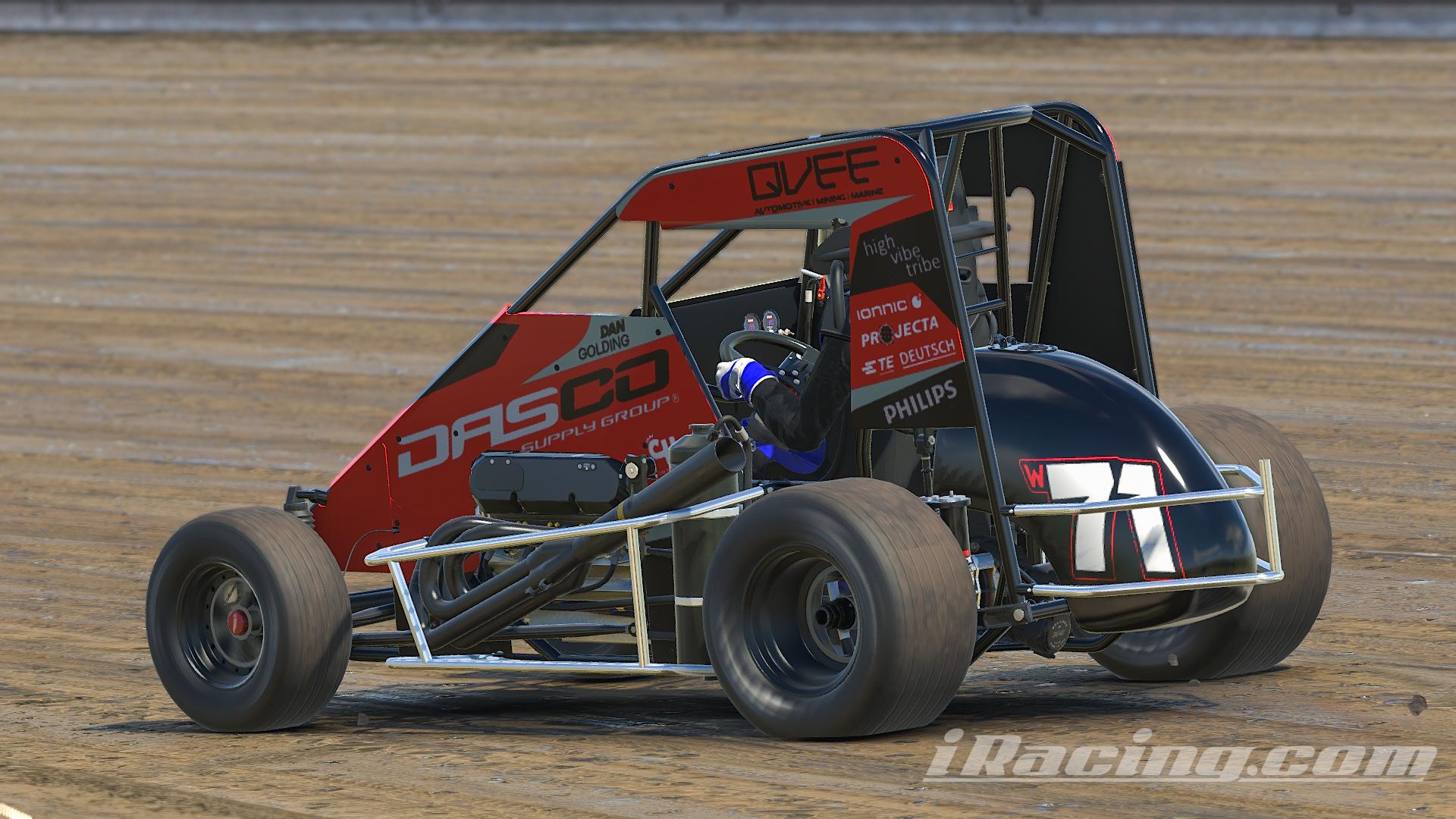 Dan Golding 2021-22 Dirt Midget Design by Cameron Stathy - Trading Paints