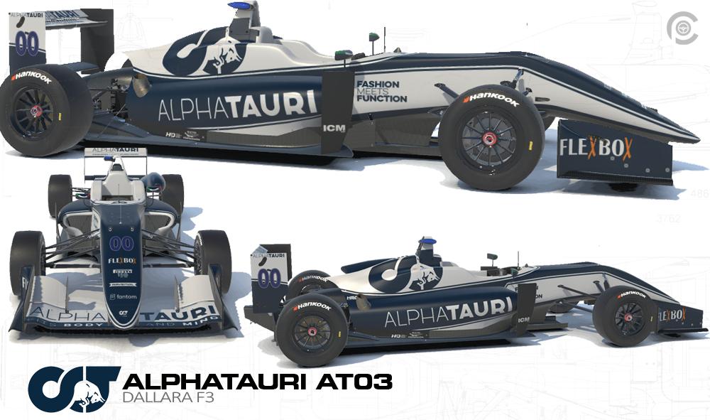 AlphaTauri AT03 2022 F1 Livery for Dallara F3 by Paul R Chaloner ...