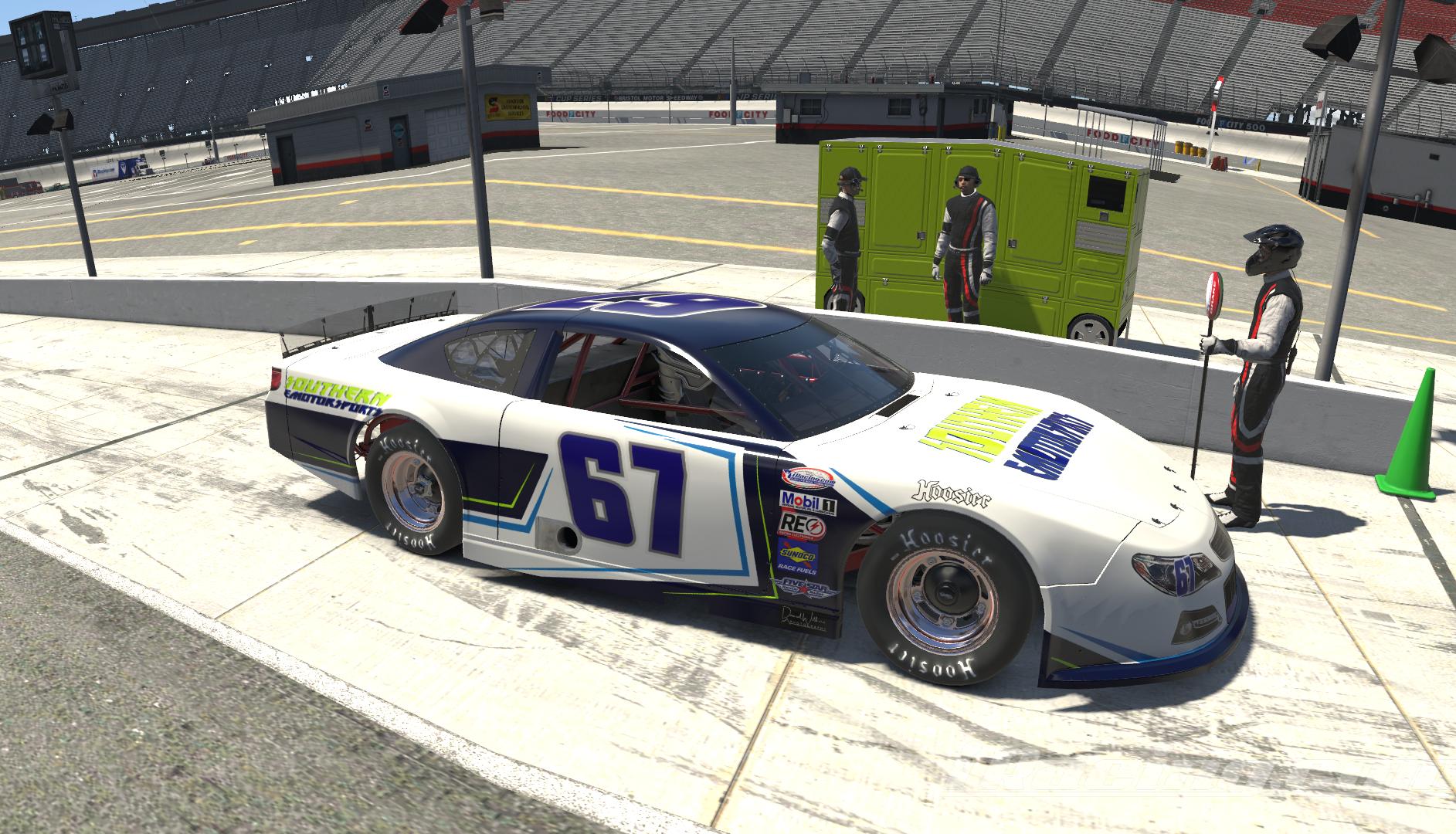 Super Late Modelstamp southern blue white by Dan Withers - Trading Paints