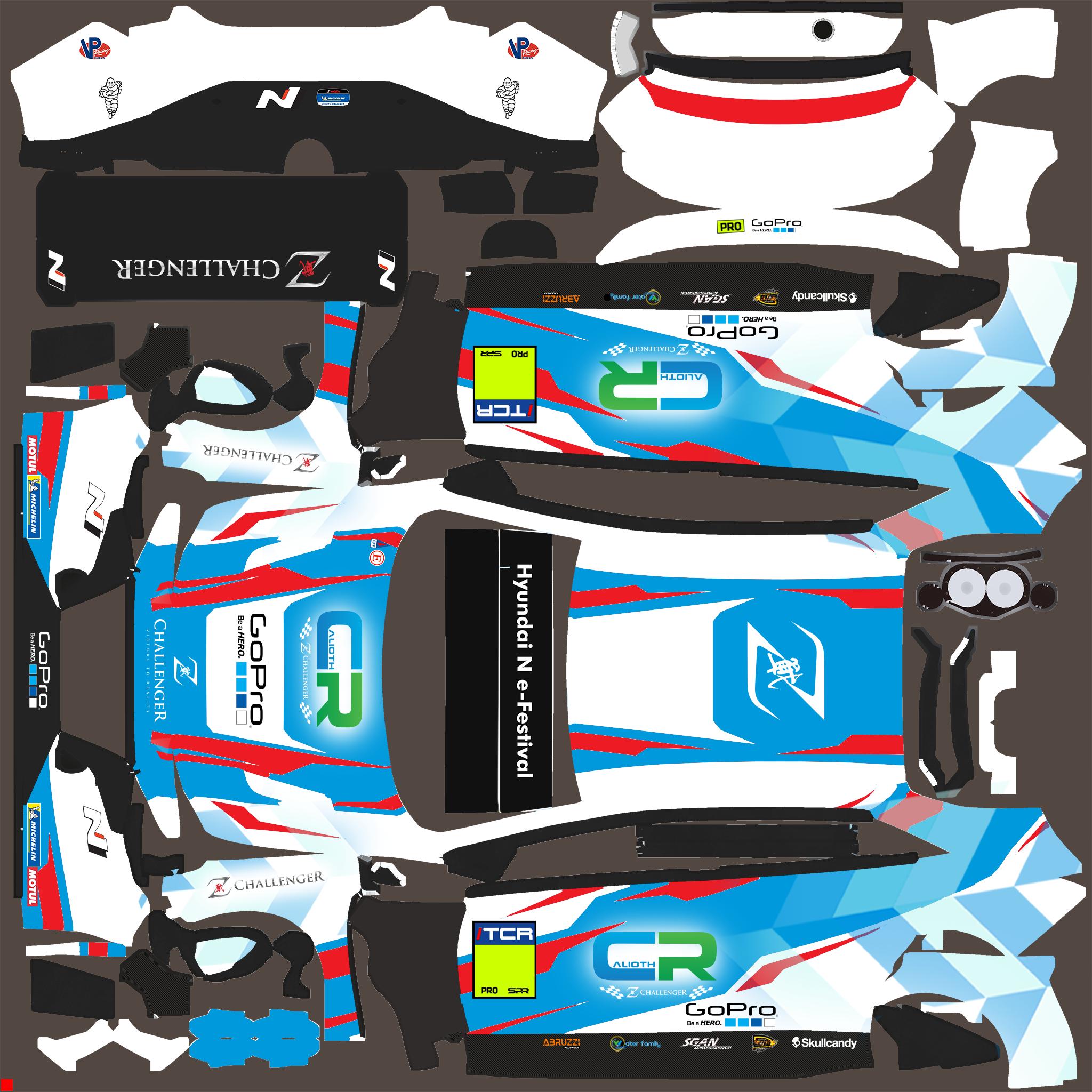 Calioth Racing GoPro Hyundai TCR by Scott Haseler2 - Trading Paints