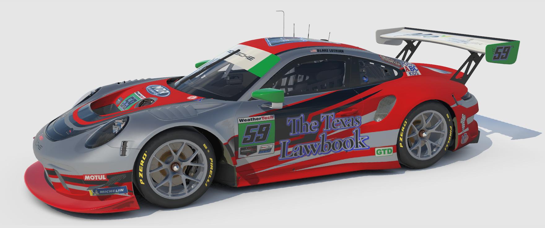 Blake Lothian 2022 Porsche 911 GT3 R by Nicholas Doucette - Trading Paints