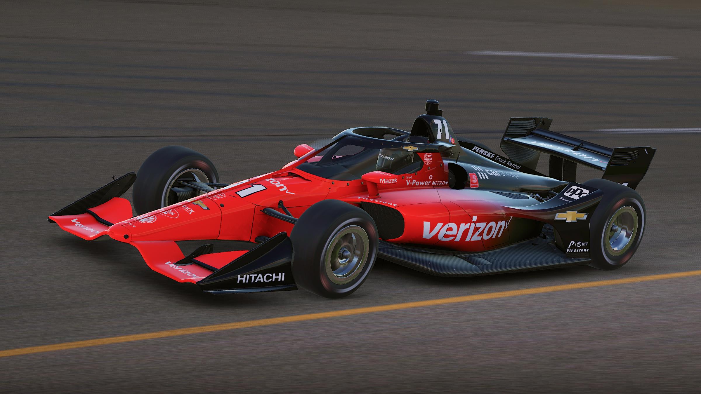 2022 Will Power Verizon IndyCar by Jeff McKeand - Trading Paints