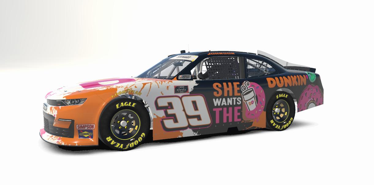 Dunkin Johnson Custom 39 by Matt R S. - Trading Paints