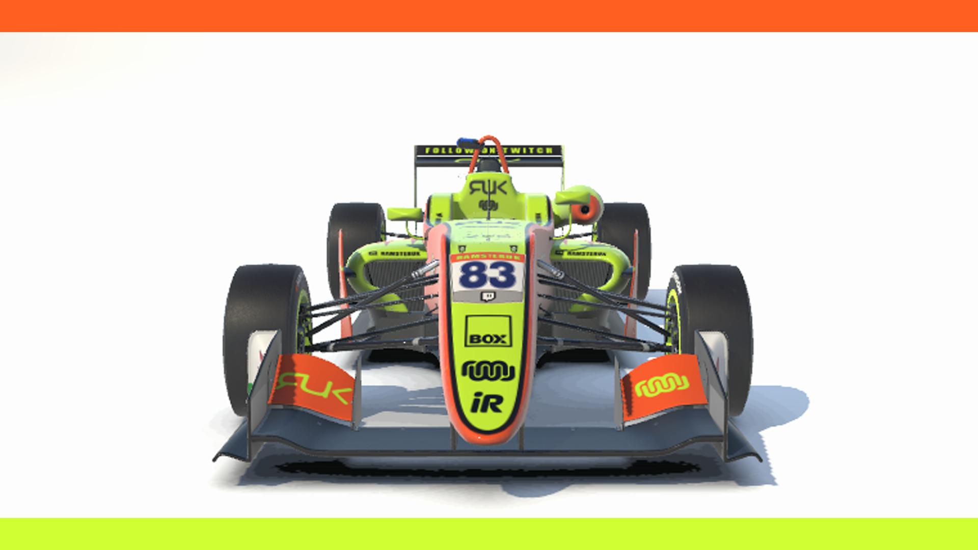 Team RUK Dallara F3 Paint Job by Rhys A Marshall - Trading Paints