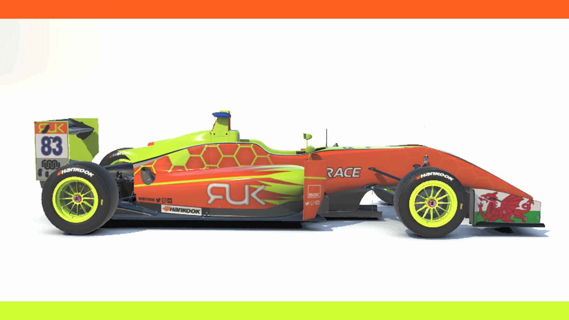 Team RUK Dallara F3 Paint Job by Rhys A Marshall - Trading Paints