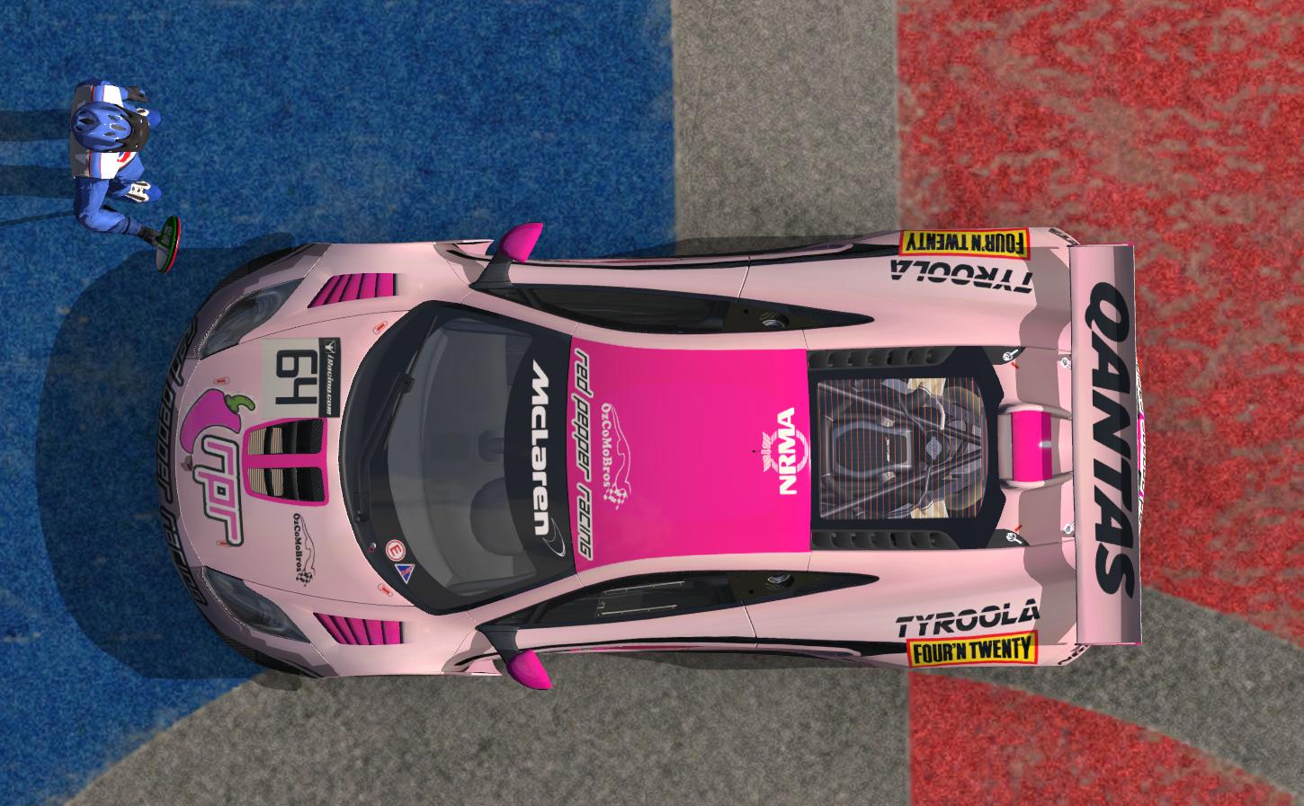 Red Pepper Racing McGrath Foundation MP4 GT3 by Gareth Lavelle ...