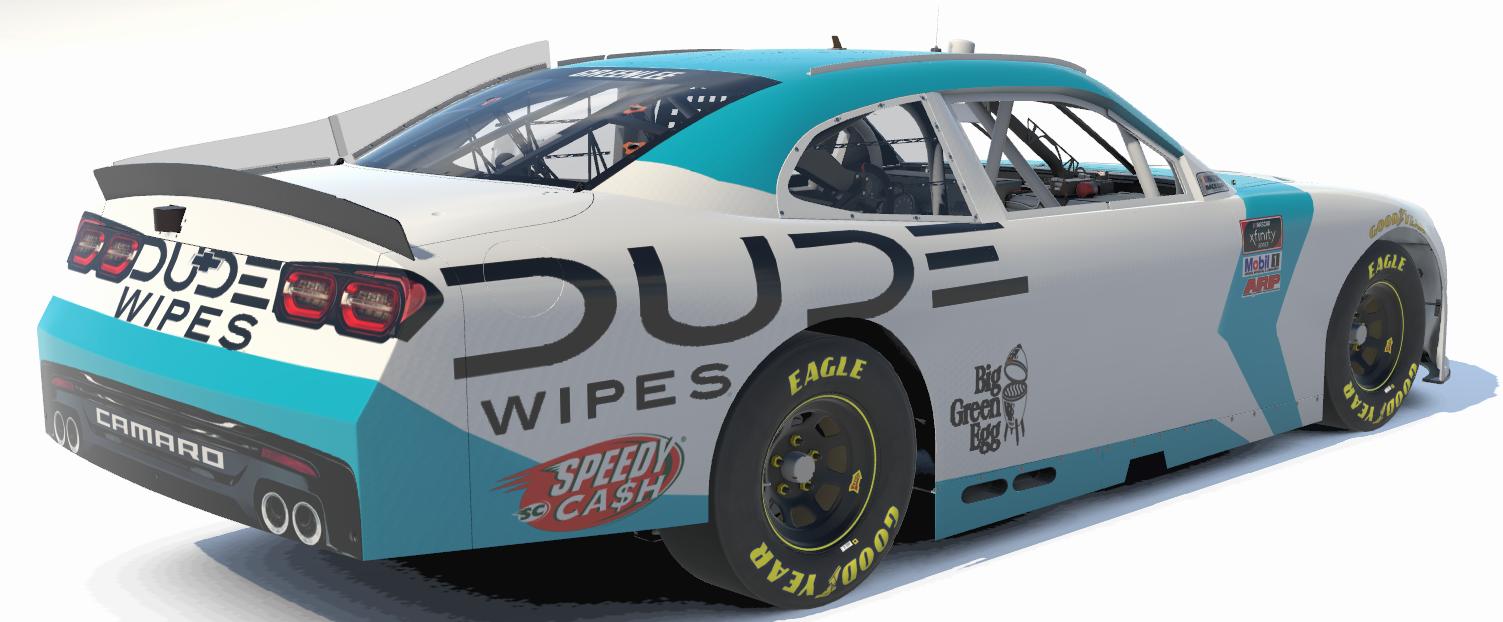 Dude Wipes White Xfinity Chevrolet Camaro (Sim Stamped) by Gary G ...