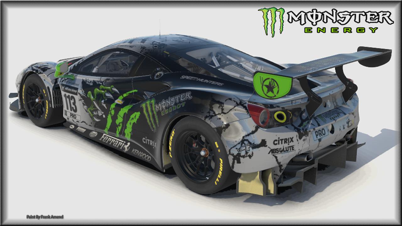 Monster Ferrari EVO GT3 by Frank Amend - Trading Paints