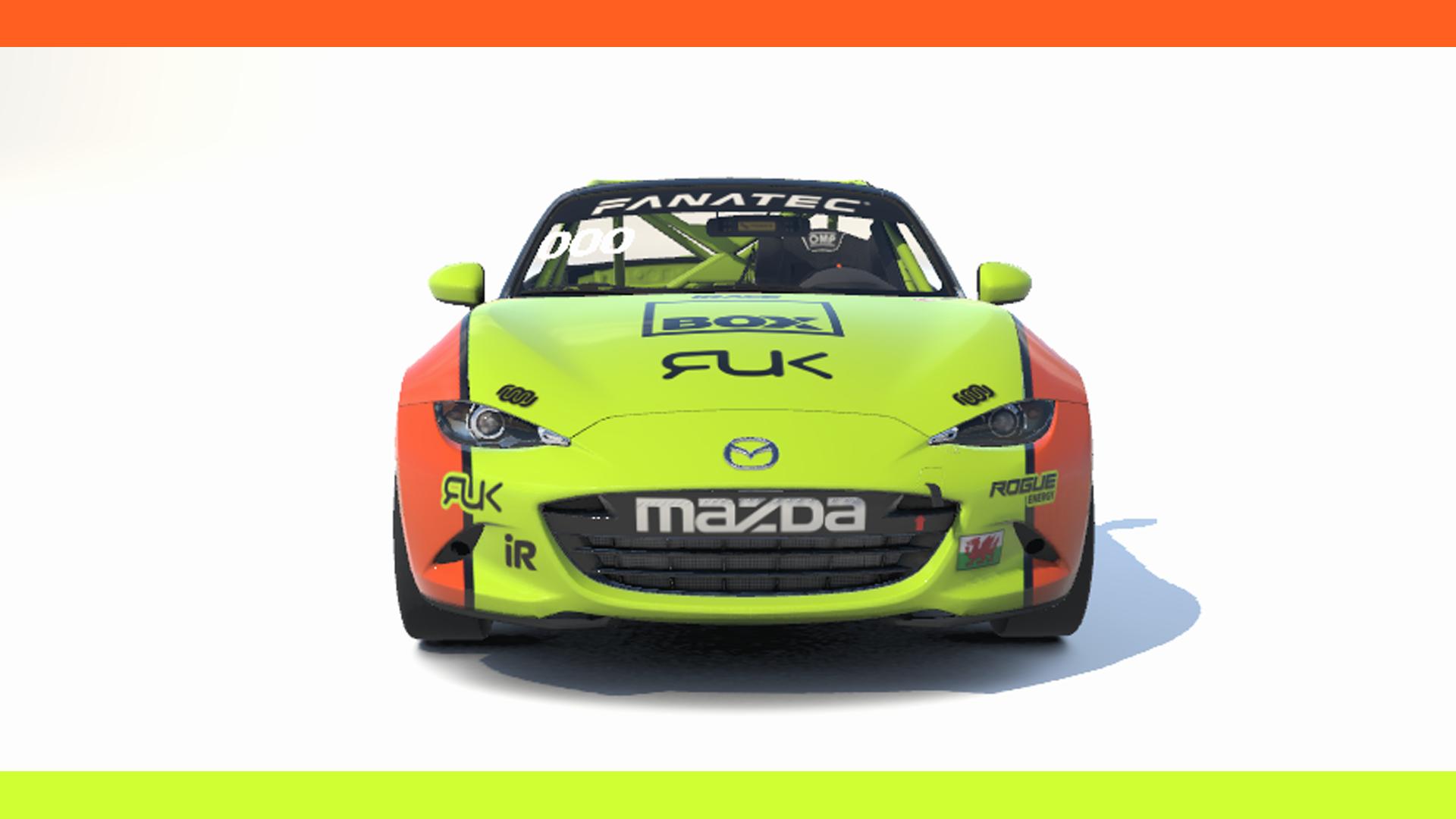 Team RUK Mazda MX-5 Cup Paint Job by Rhys A Marshall - Trading Paints