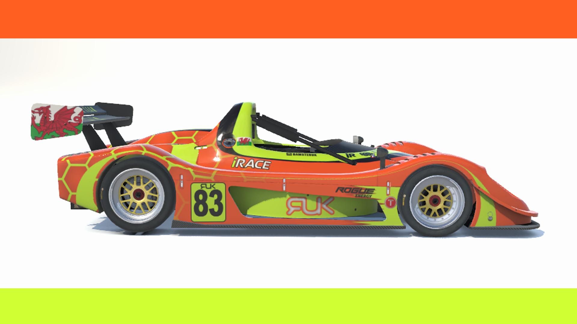 Team RUK Radical SR8 Paint Job by Rhys A Marshall - Trading Paints