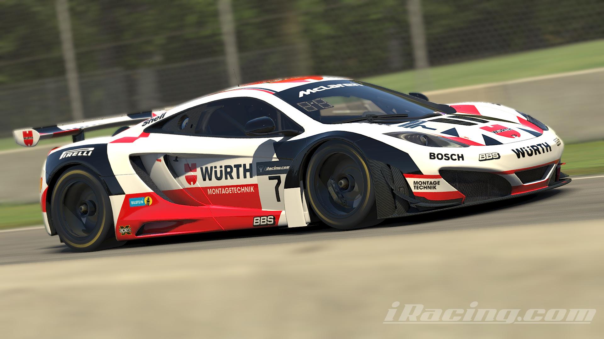 Wurth McLaren MP4-12C GT3 by Steven Merzlak - Trading Paints