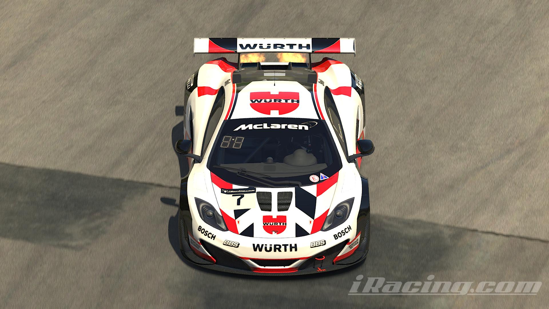 Wurth McLaren MP4-12C GT3 by Steven Merzlak - Trading Paints