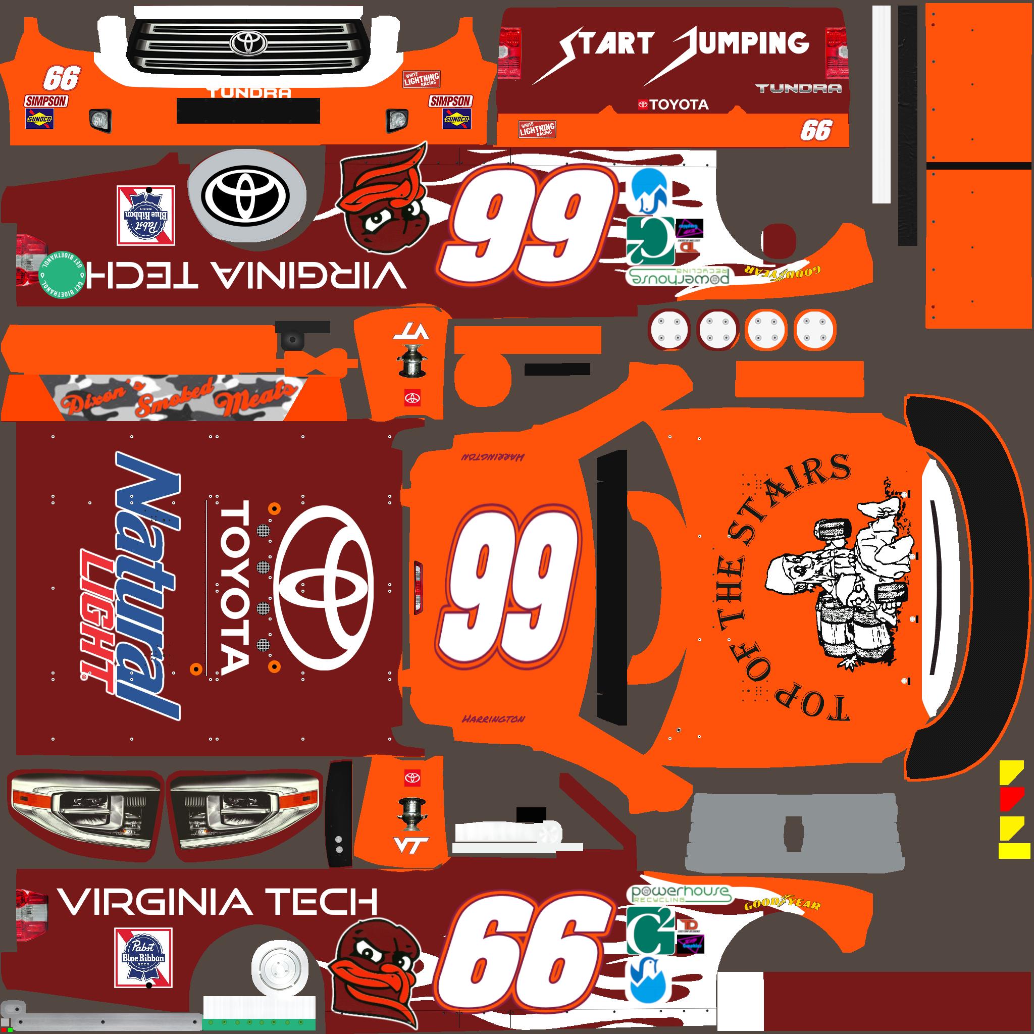 Virginia Tech Hokies TOTS by Tyler Dixon2 - Trading Paints