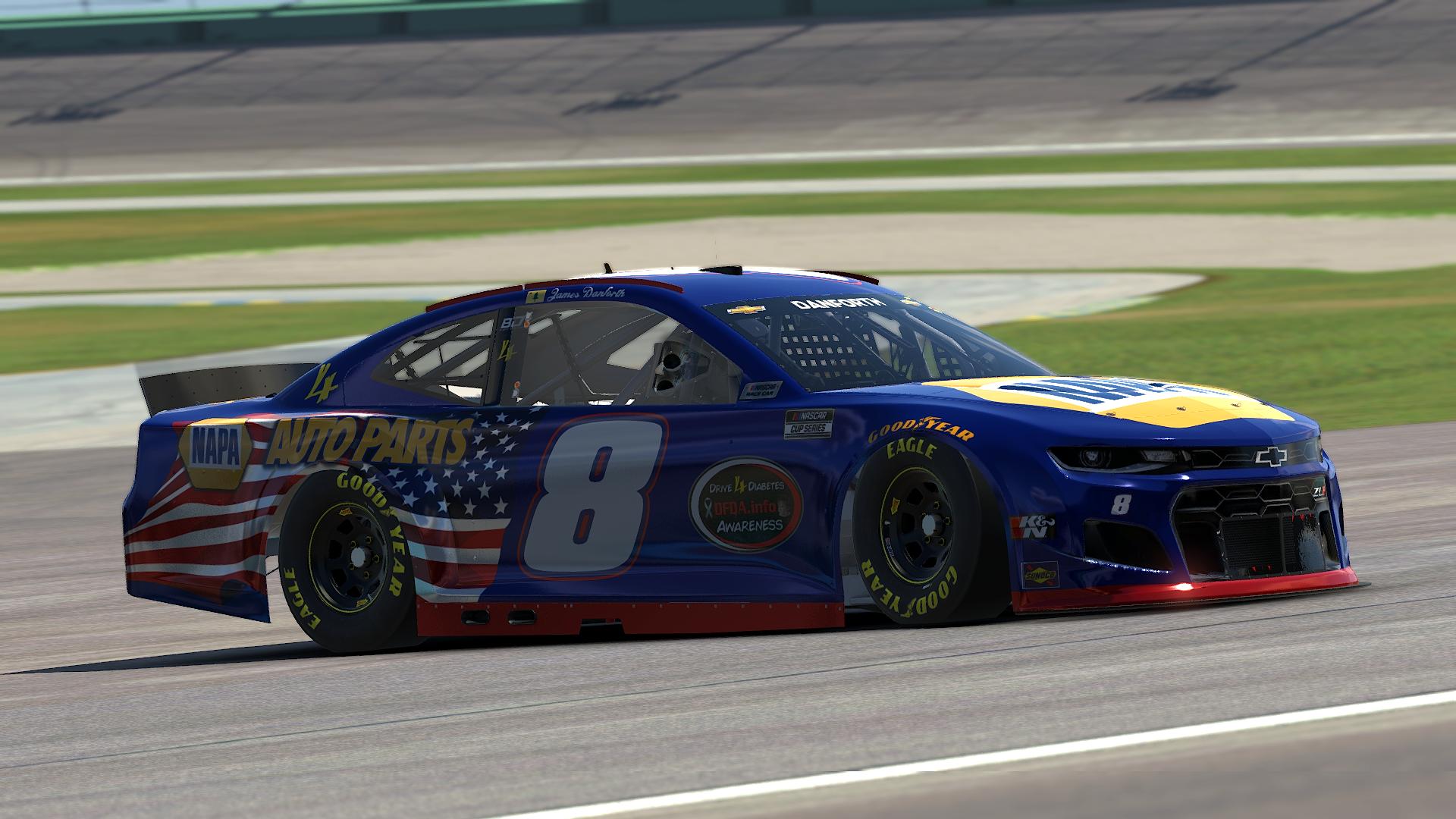 James Danforth 8 Napa Patriotic Cup Camaro By Blaze McKinney by James D ...