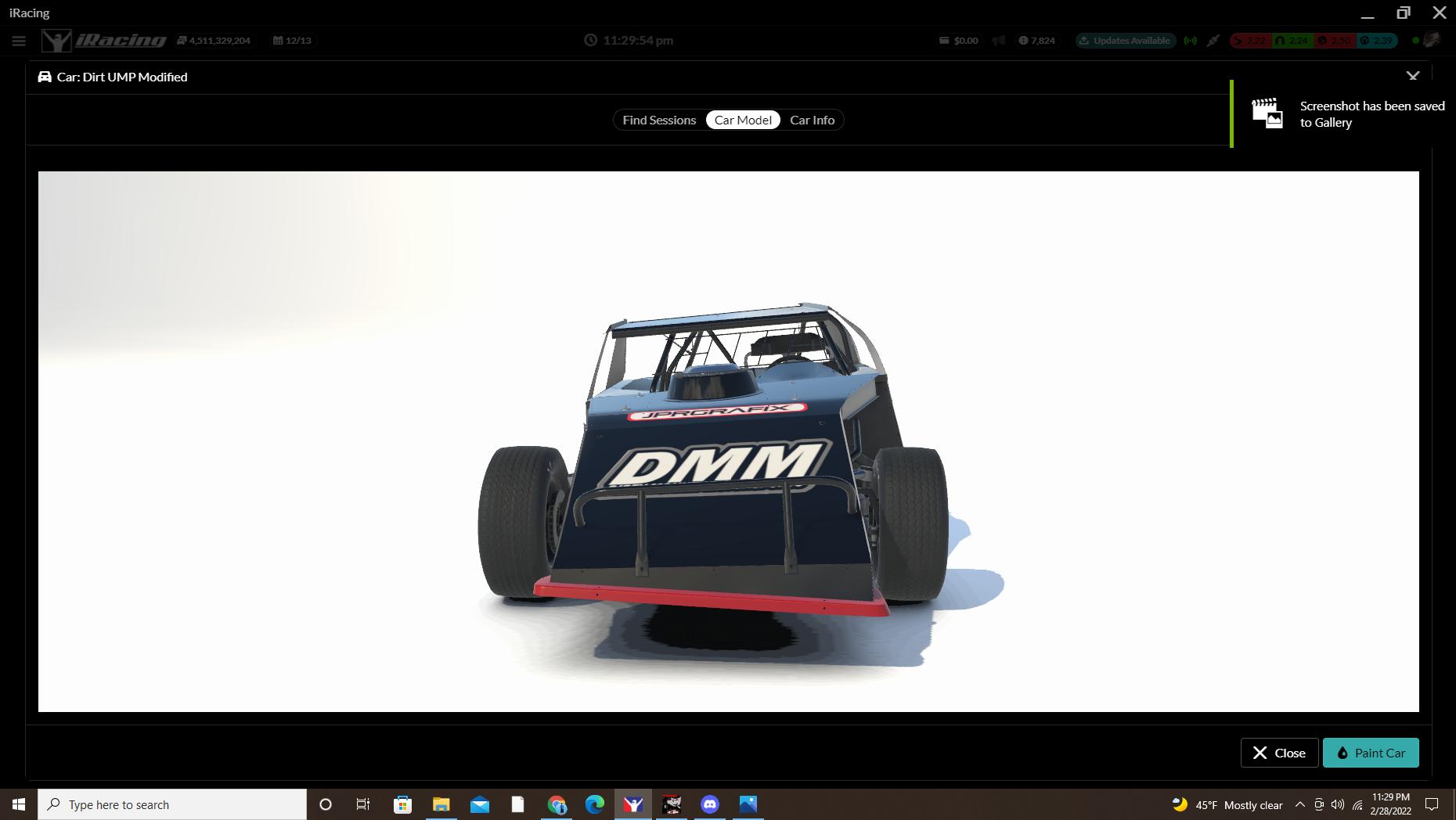John Fowler MASCAR Season 2 UMP Mod by Joel Phillips - Trading Paints