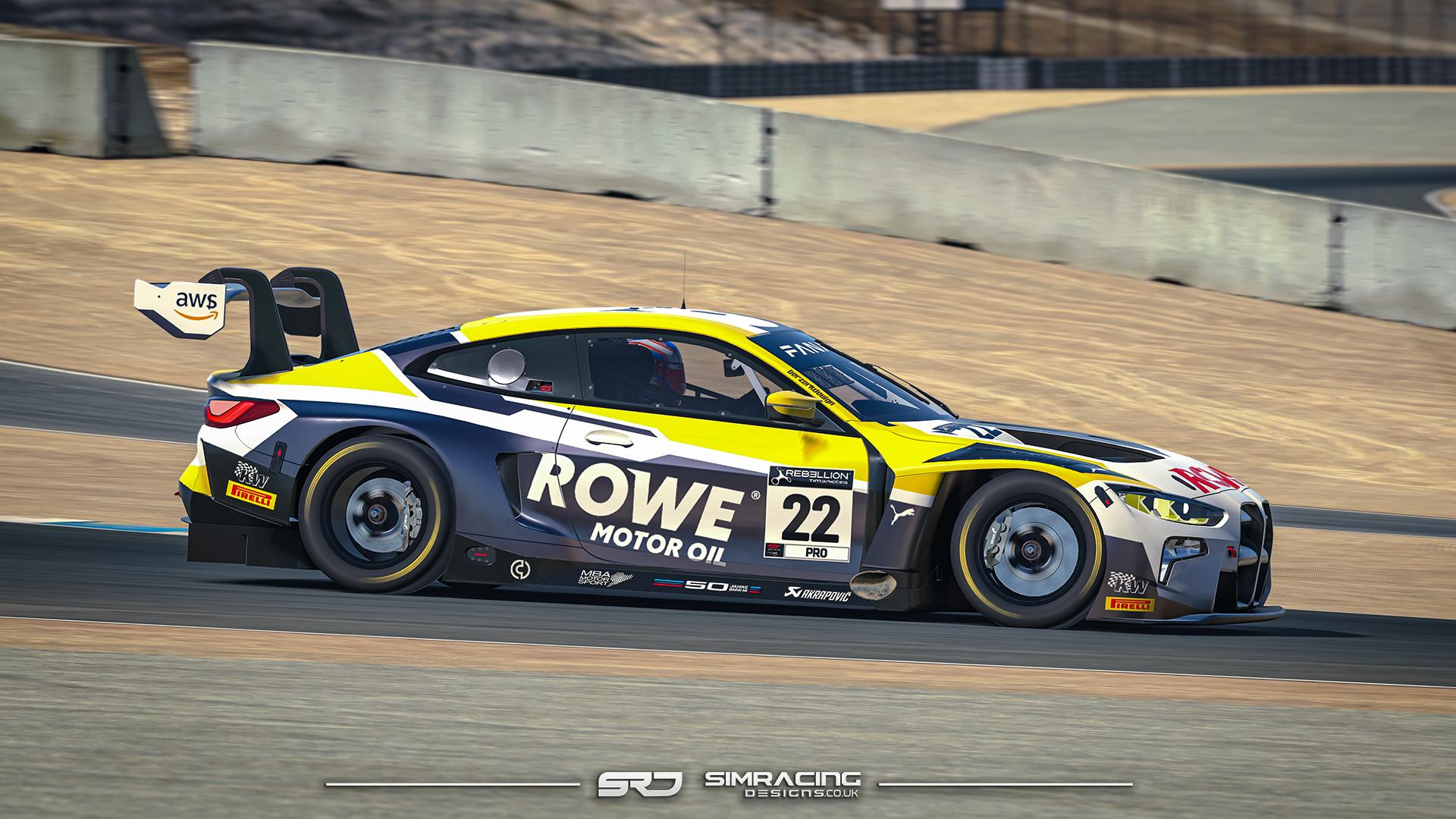 ROWE Racing BMW M4 GT3 by David J. G. - Trading Paints