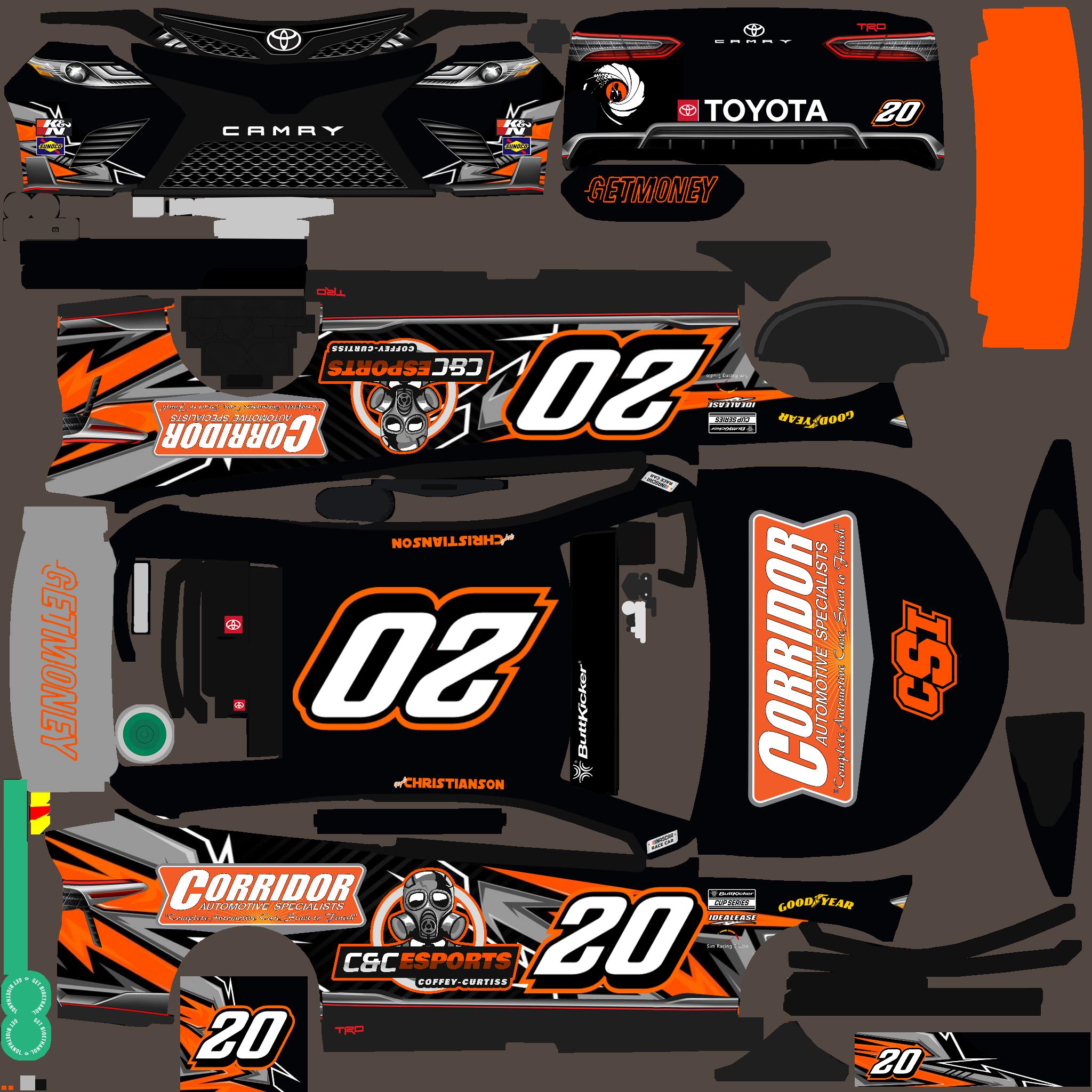 toyotacamry2022 nigel 2022 buttkicker by Alex Coffey - Trading Paints