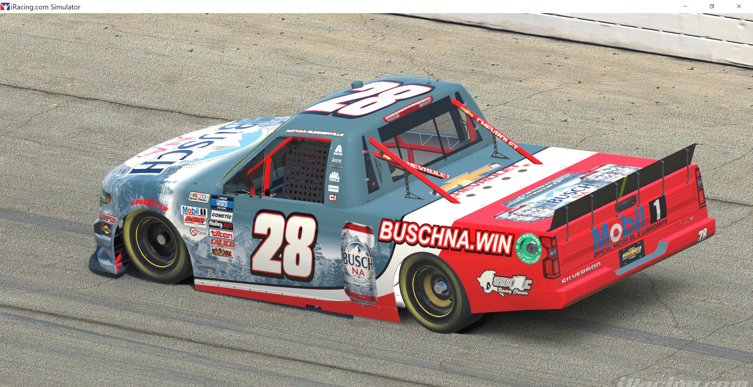 busch na.win son1c racing chassis by Nathan C. - Trading Paints