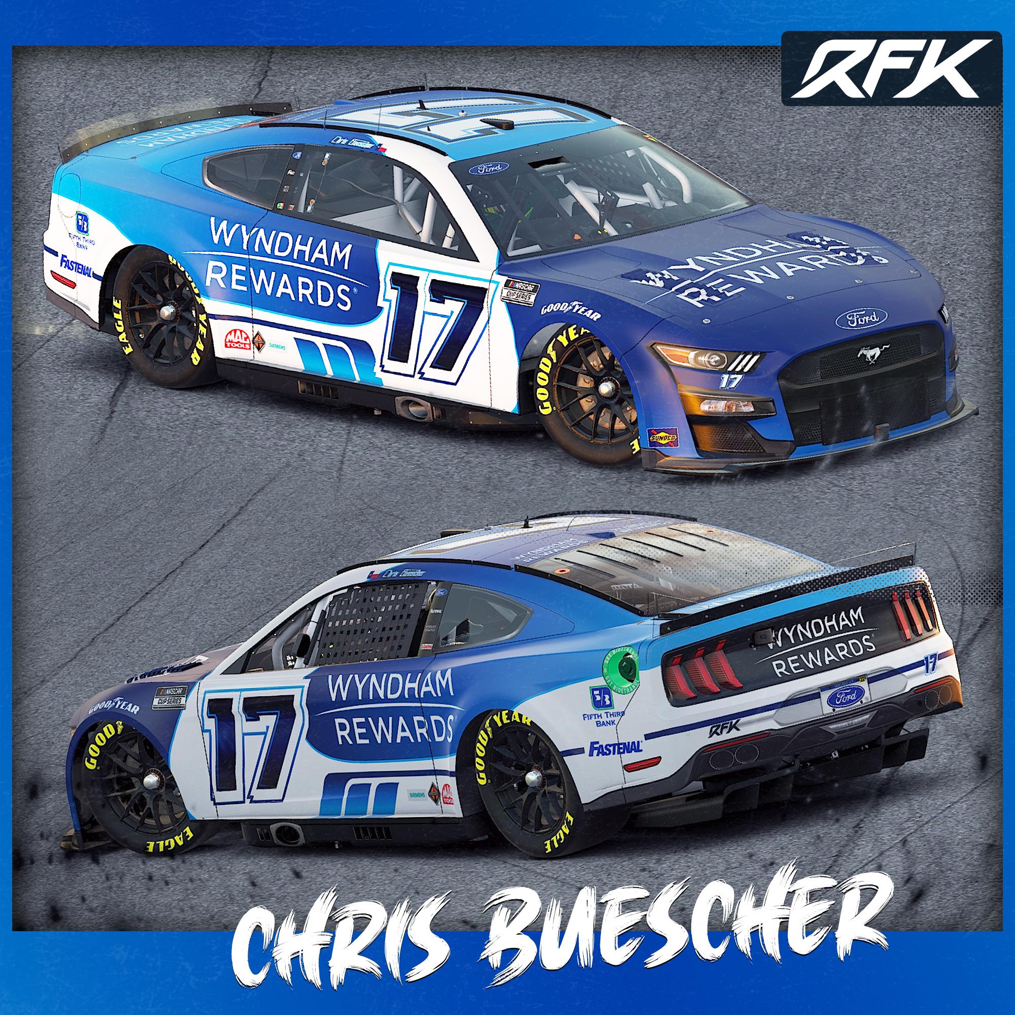 Chris Buescher 2022 Wyndham Rewards Las Vegas NoNum by Cosmin I ...