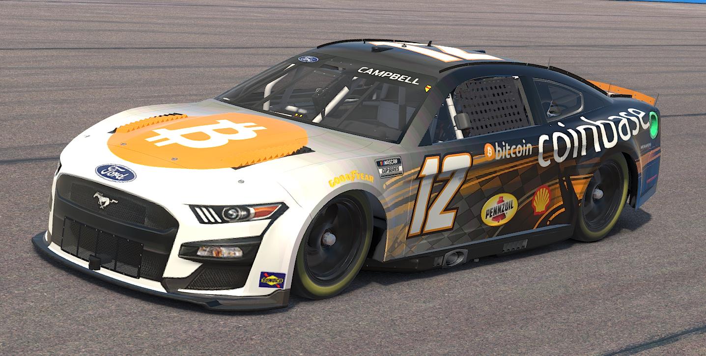NextGen Mustang Bitcoin Bitcar (Dark) by Chance Campbell - Trading Paints