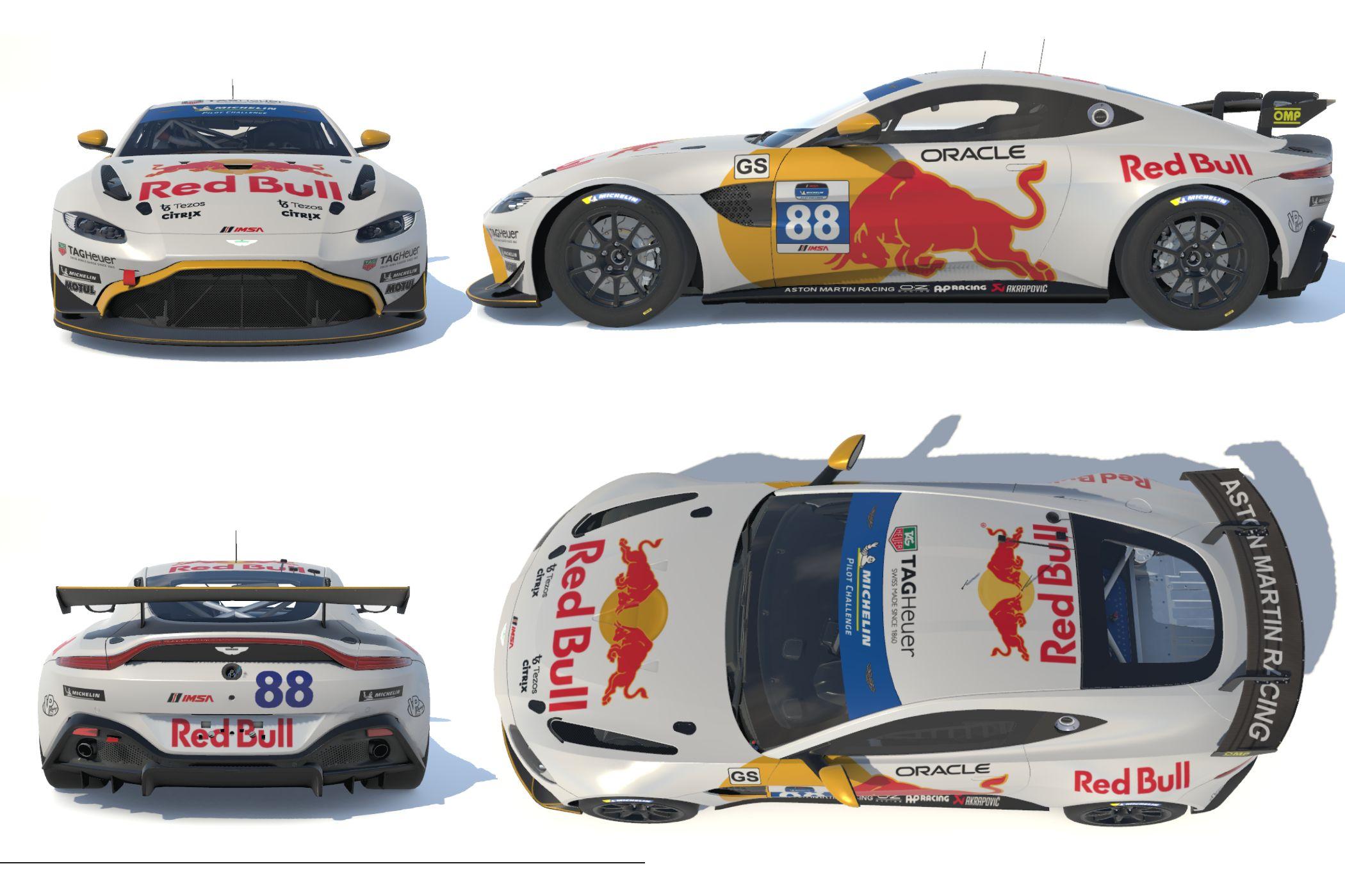 Aston Martin Vantage RedBull Racing by Stephane Parent - Trading Paints
